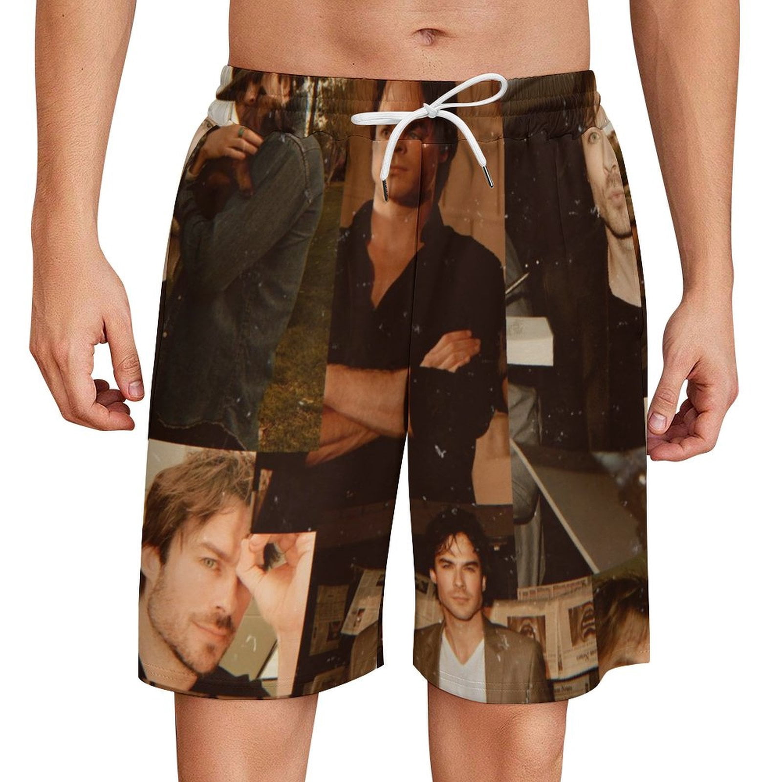 Vampire Diaries Pattern Short Sweatpants Summer Daily Cozy Lounge ...