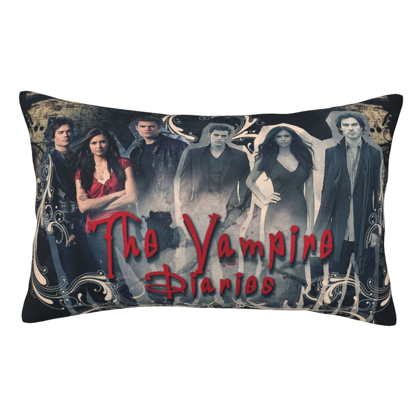 Vampire Diaries Pillowcase Cushion Pillow Covers With Hidden Zipper ...