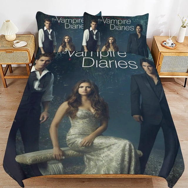 Vampire Diaries Printing Bedding Sets Decorative 3 Pieces Bedding Set(1 ...