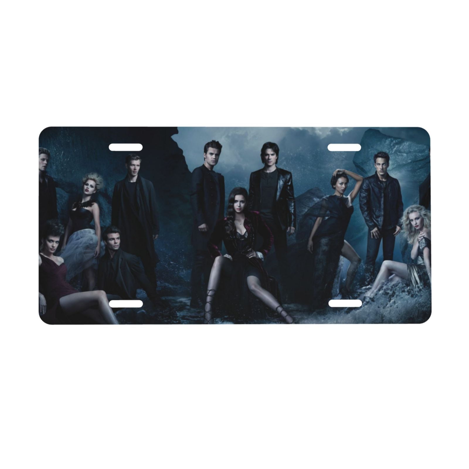Vampire Diaries Series License Plate Cover Aluminum Novelty Vanity Tag ...
