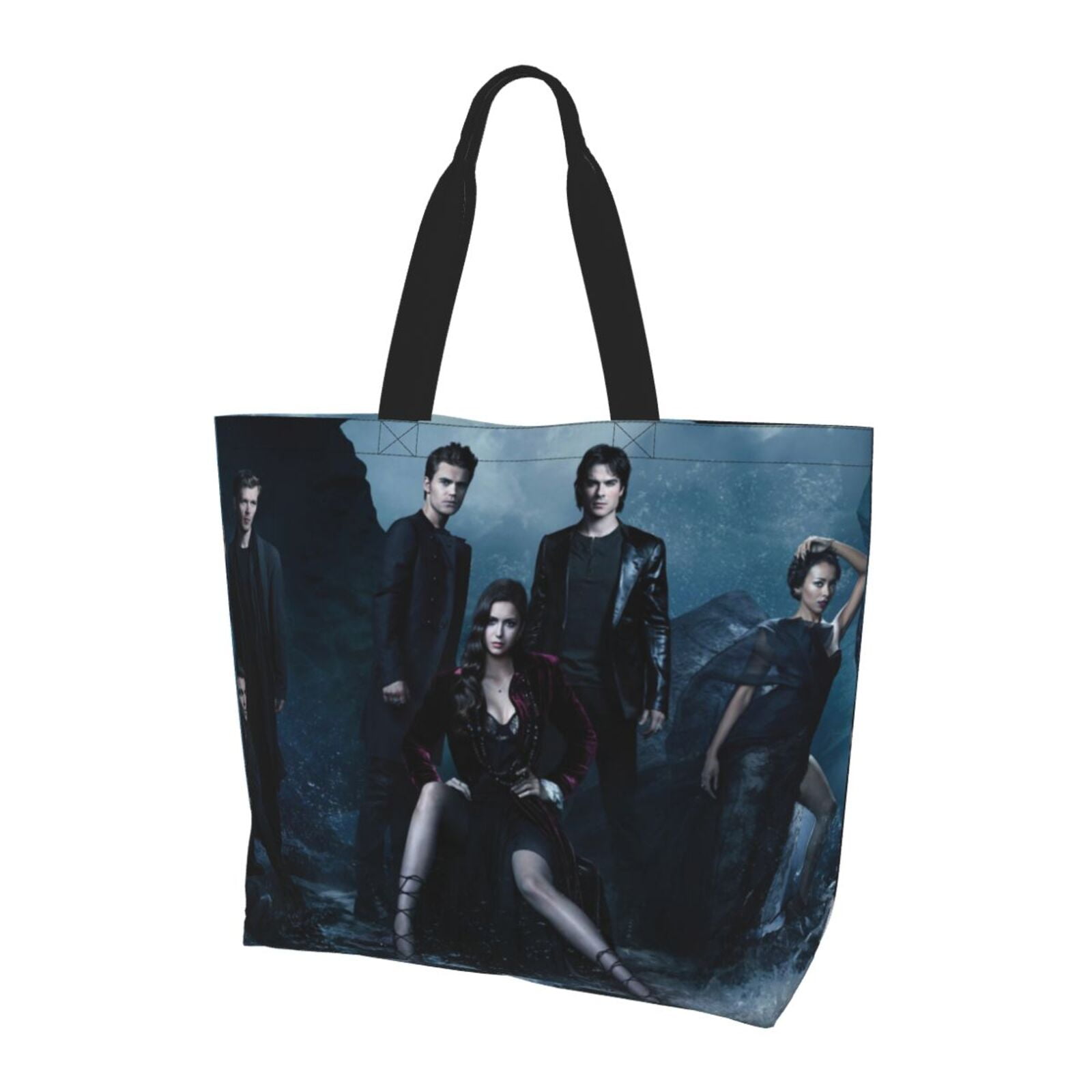 Vampire Diaries Series Tote Bags Reusable Women Shoulder Bag Grocery ...