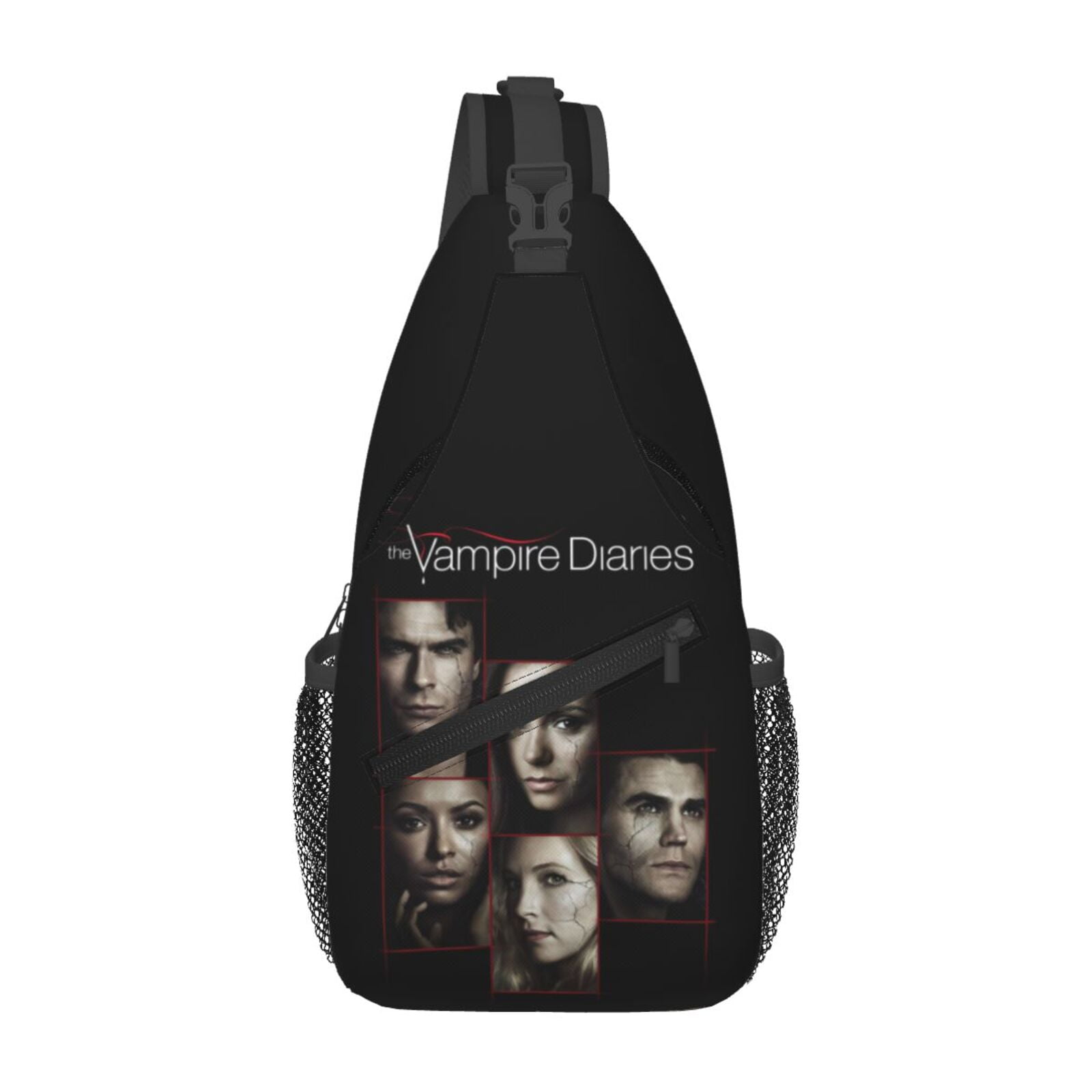 Vampire Diaries Sling Backpack Travel Hiking Chest Bag Daypack ...