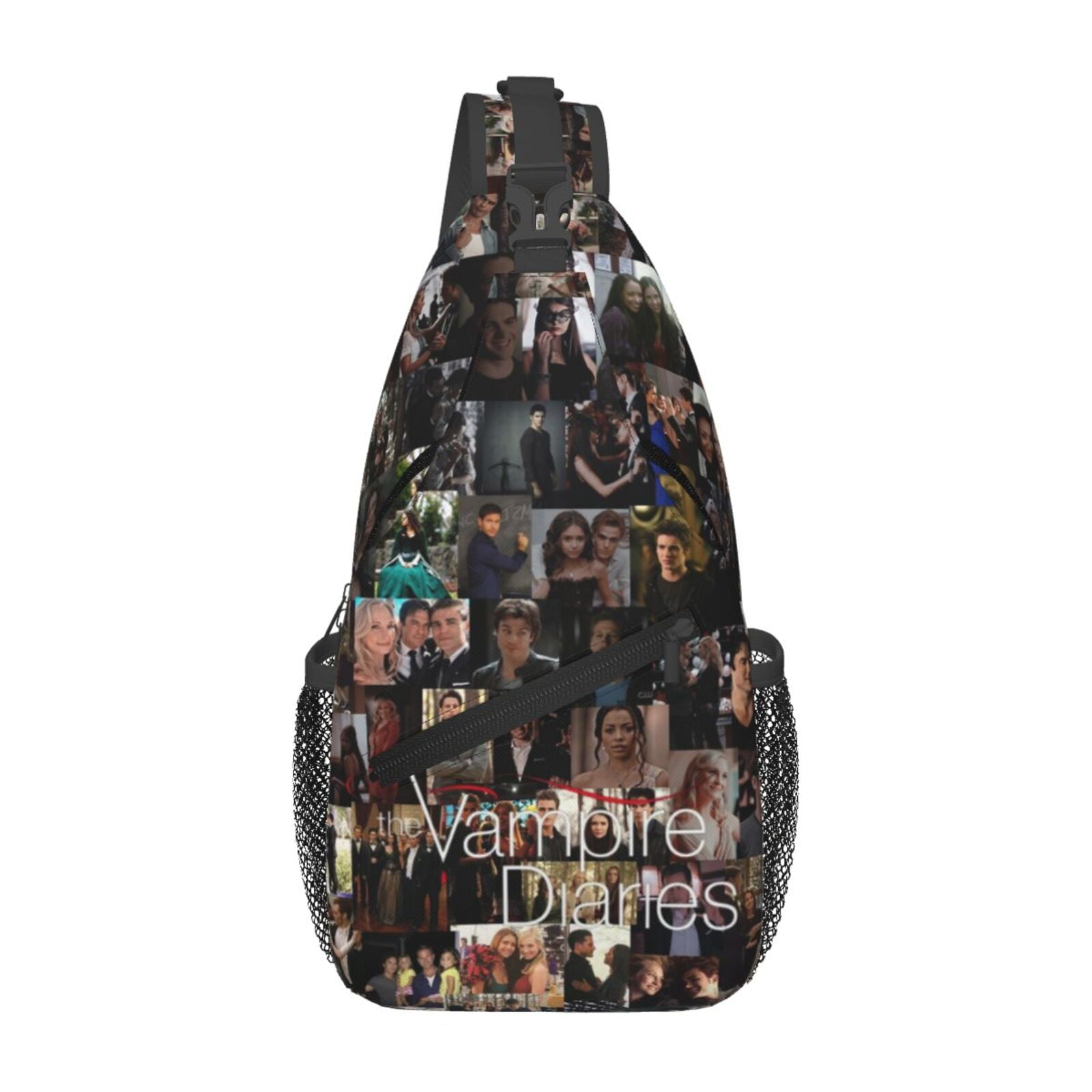 Vampire Diaries Sling Backpack Travel Hiking Chest Bag Daypack ...