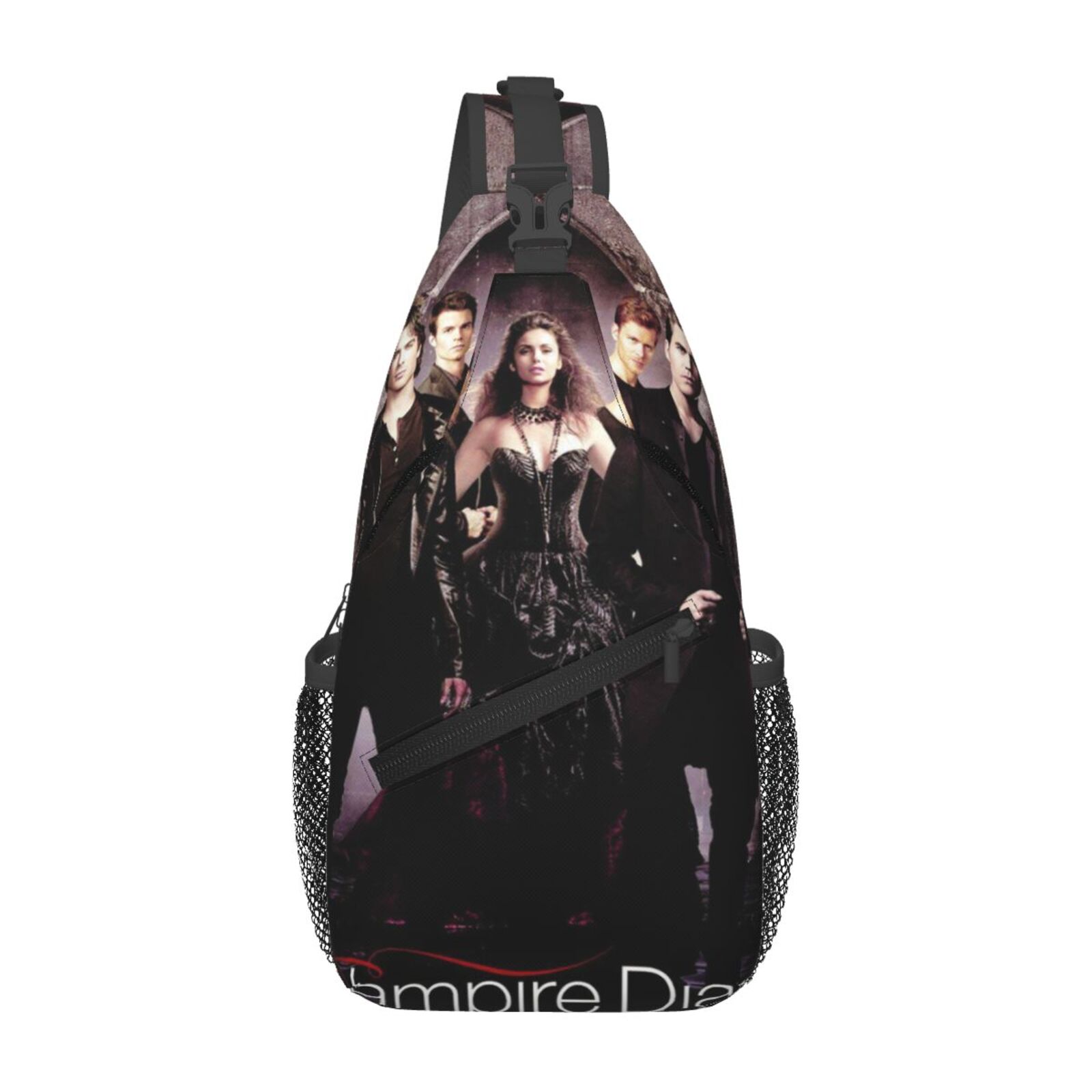 Vampire Diaries Sling Bag for Women Men Travel Cycling Hiking Crossbody ...