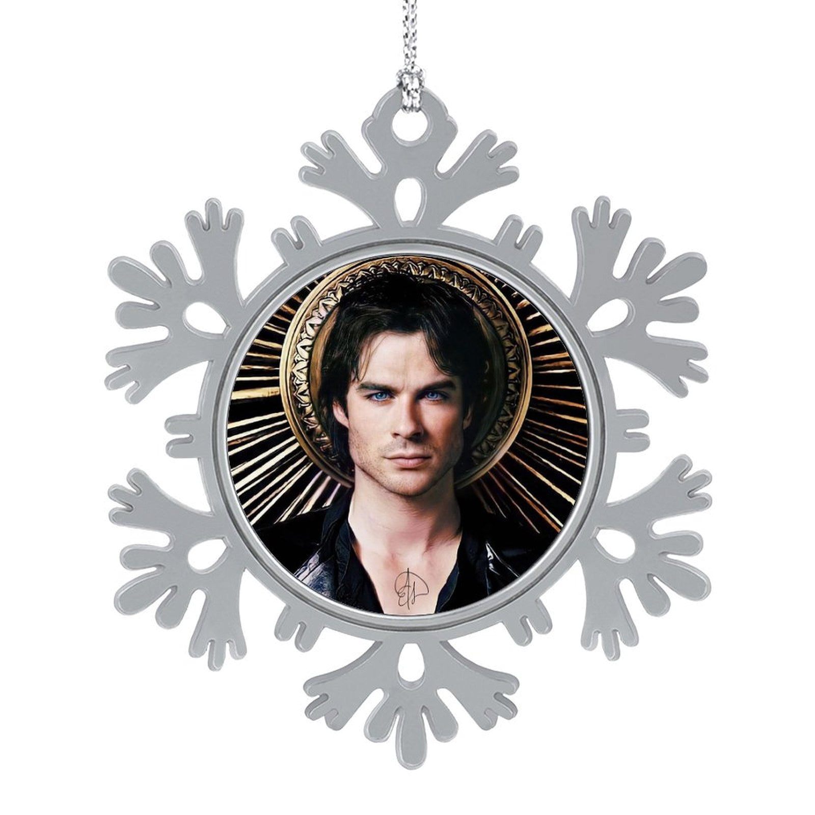 Vampire Diaries Snowflakes Ornaments Christmas Tree Decorations Alloy ...