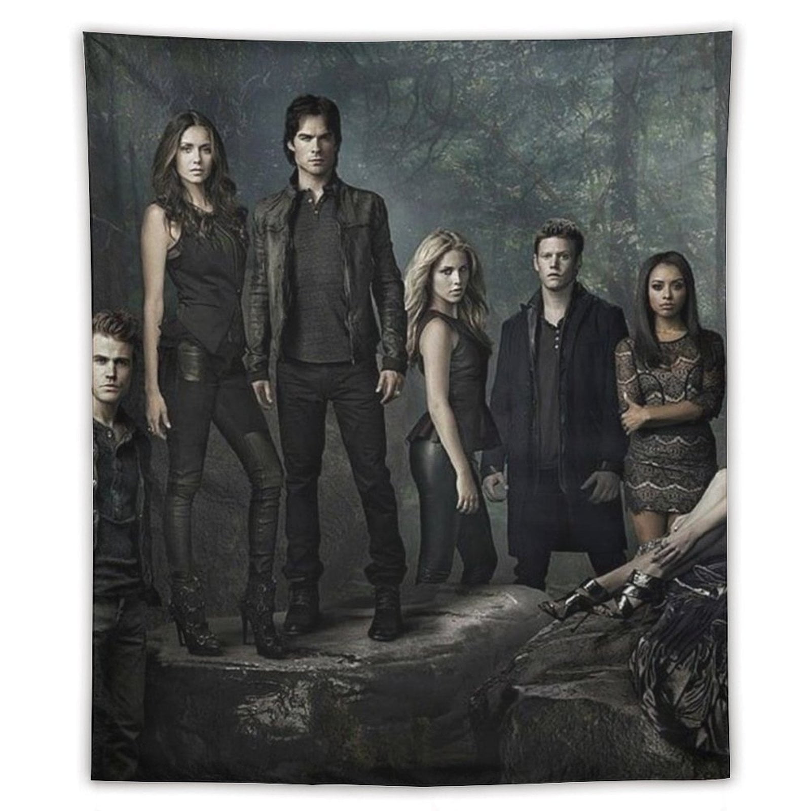 Vampire Diaries Tapestry Wall Hanging Blanket Soft Tablecloth Wall ...