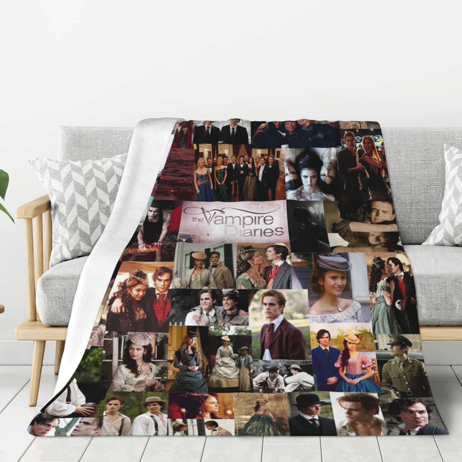 Vampire Diaries Thick Blanket Cozy Soft Fuzzy Anti-pilling Flannel ...