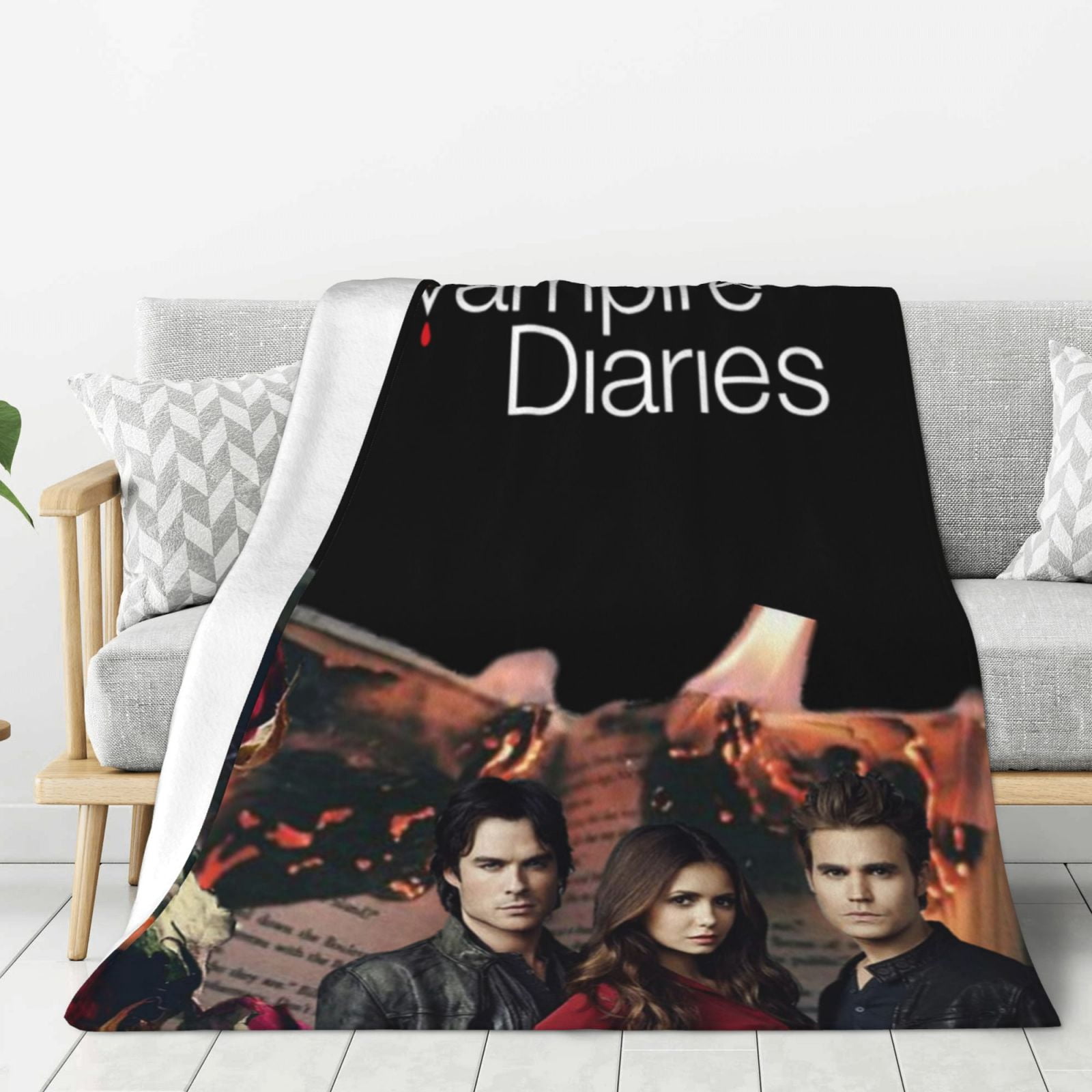 Vampire Diaries Thick Blanket Cozy Soft Fuzzy Anti-pilling Flannel ...