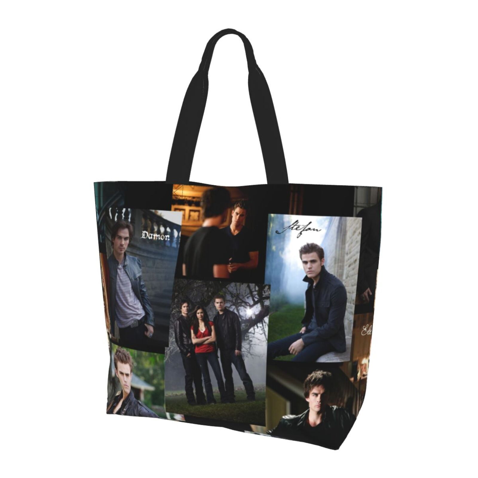 Vampire Diaries Tote Bags Reusable Women Shoulder Bag Grocery Bag ...