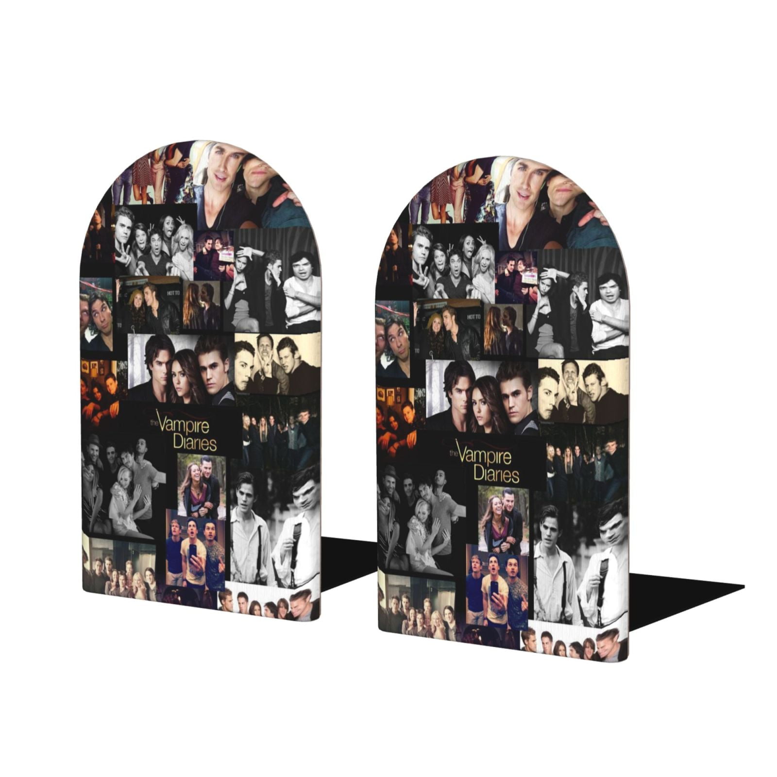 Vampire Diaries Wooden Bookends For Shelves, Decorative Book Organizer ...