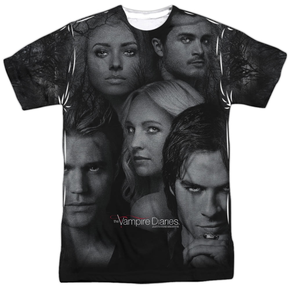 Vampire Diaries In The Woods (Front/Back Print) Mens Sublimation ...