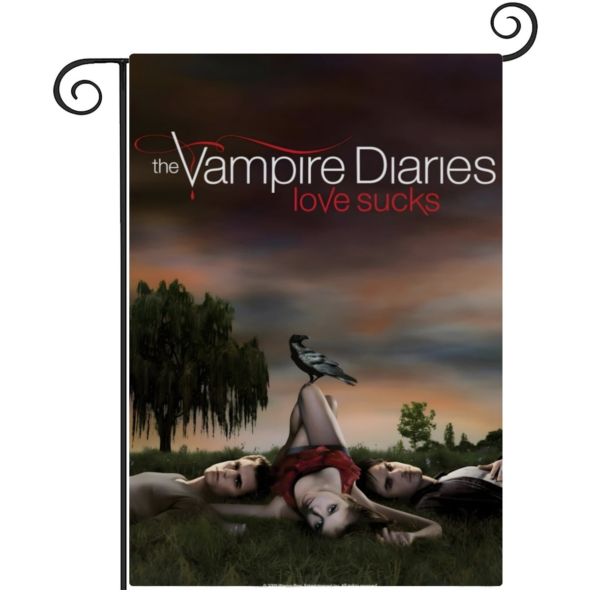 The Vampire Diaries-themed Garden Flag. Perfect gift for fans, friends ...