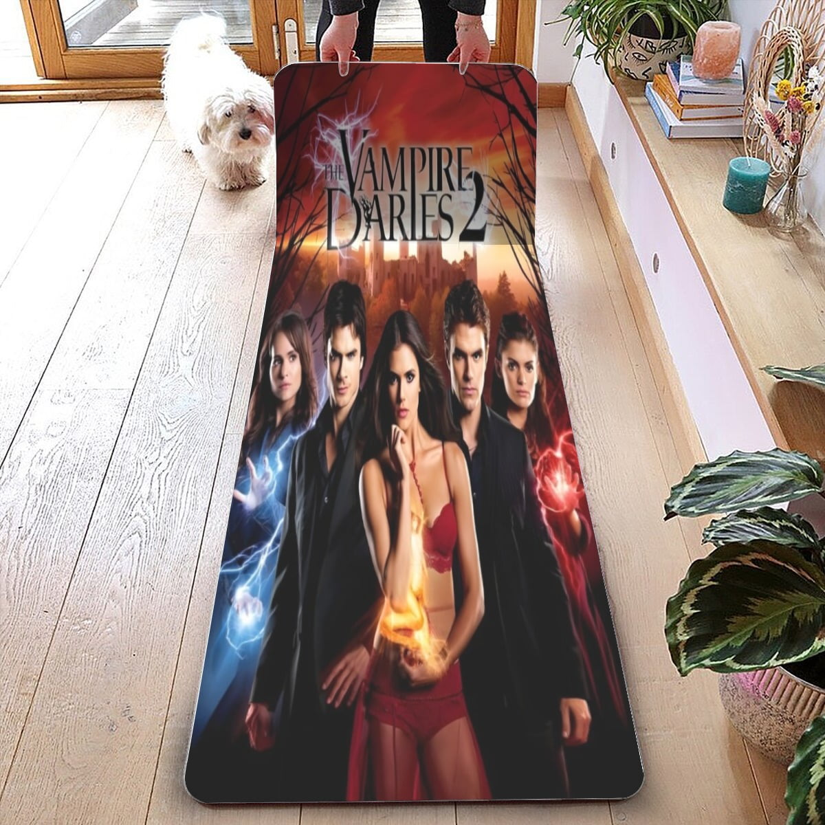 The Vampire Diaries yoga mat offers comfortable sThe Vampire ...