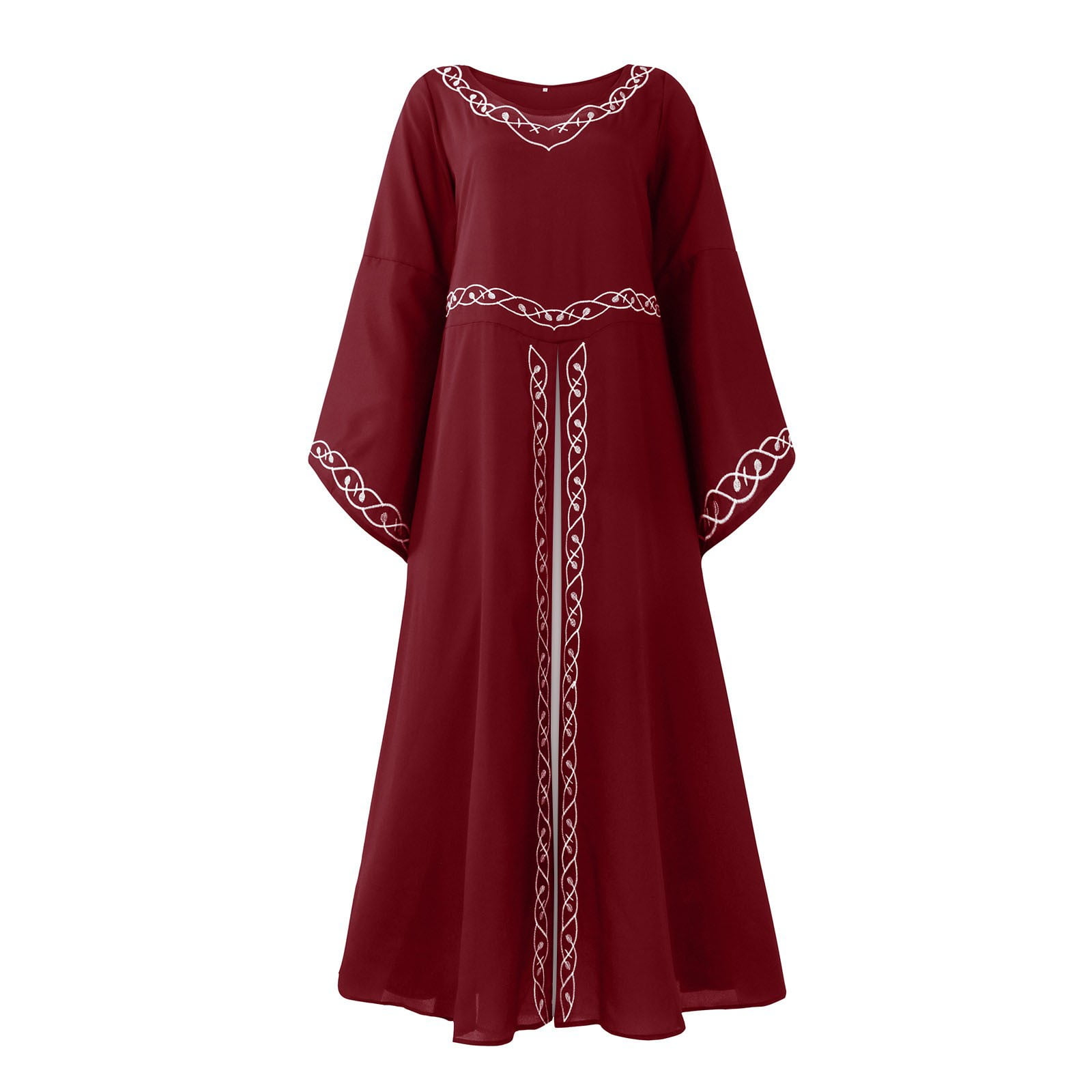Vampire Dress, Women'S Halloween Vintage Long Sleeve Round Neck ...