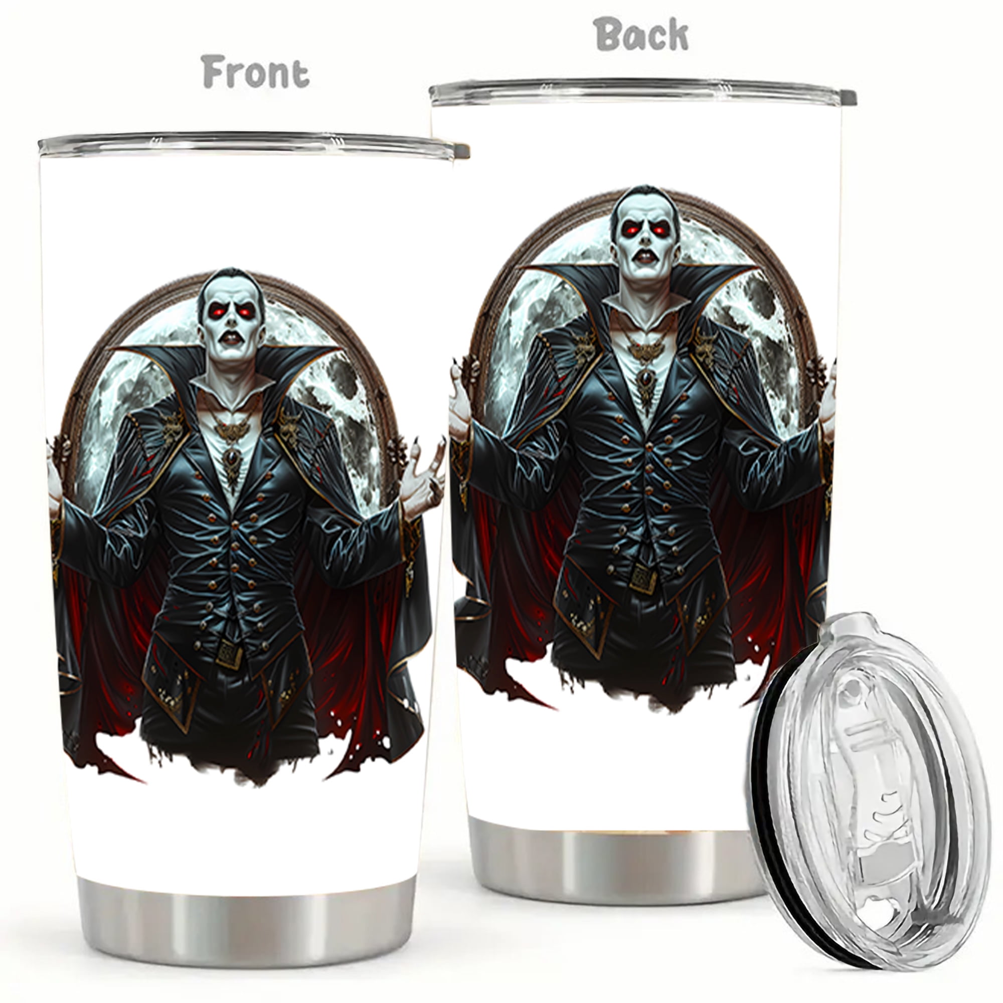 Vampire Duke Heat Cold Insulation Water Bottle,Dual Wall Vacuum ...