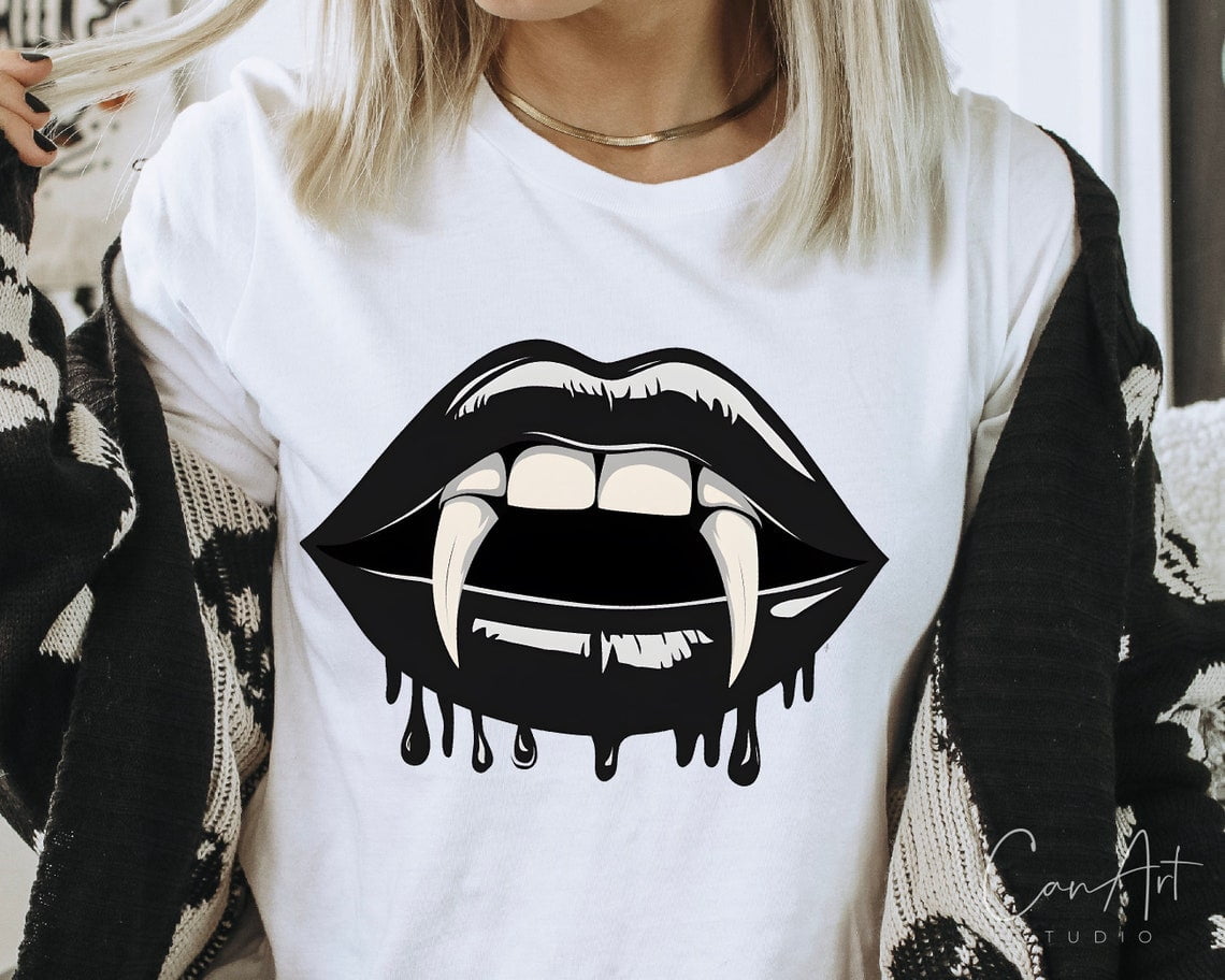 Vampire Fangs Png, Vampire Teeth Png, Png Clipart For T-Shirts ...
