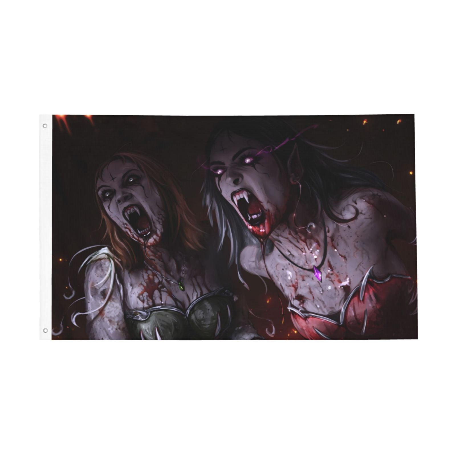 Vampire Flag 3x5 Ft Outdoor Indoor With Grommet Garden Yard Banner ...