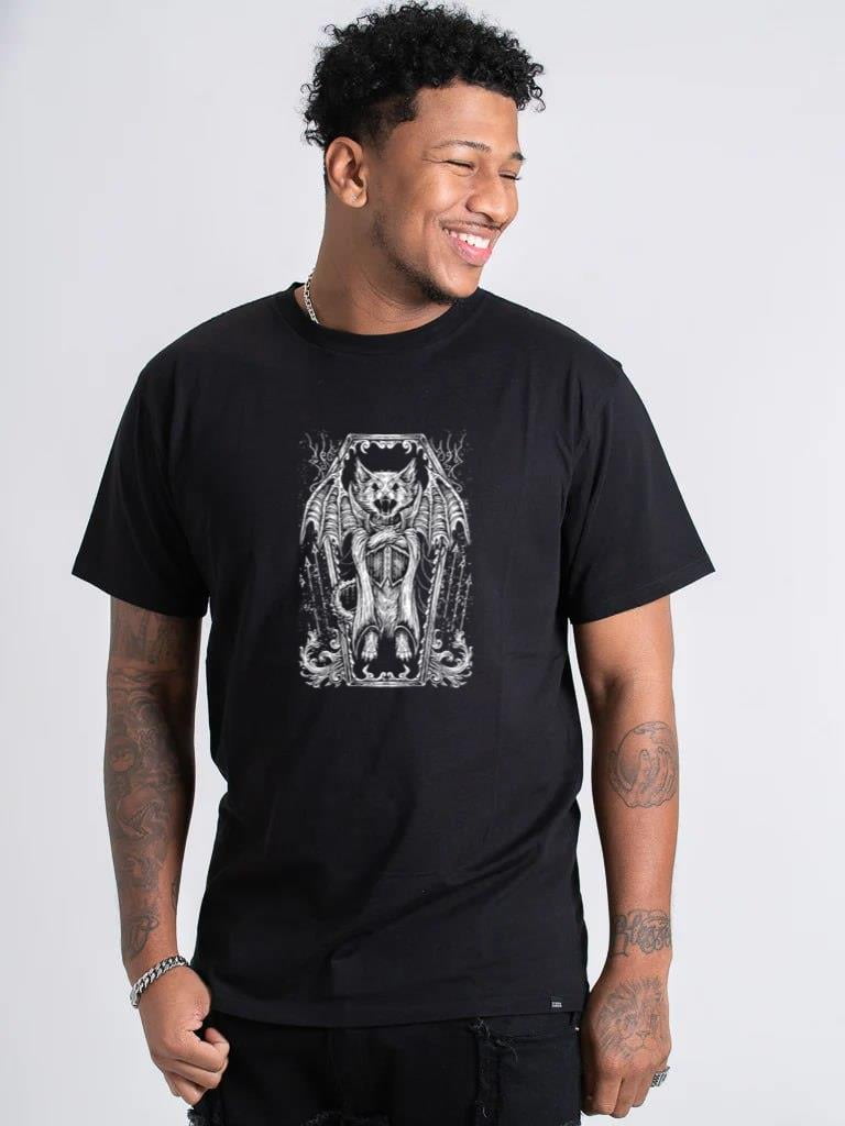 Vampire Freaks Vampire Bat Coffin T-Shirt 4XL, for men & women, up to ...