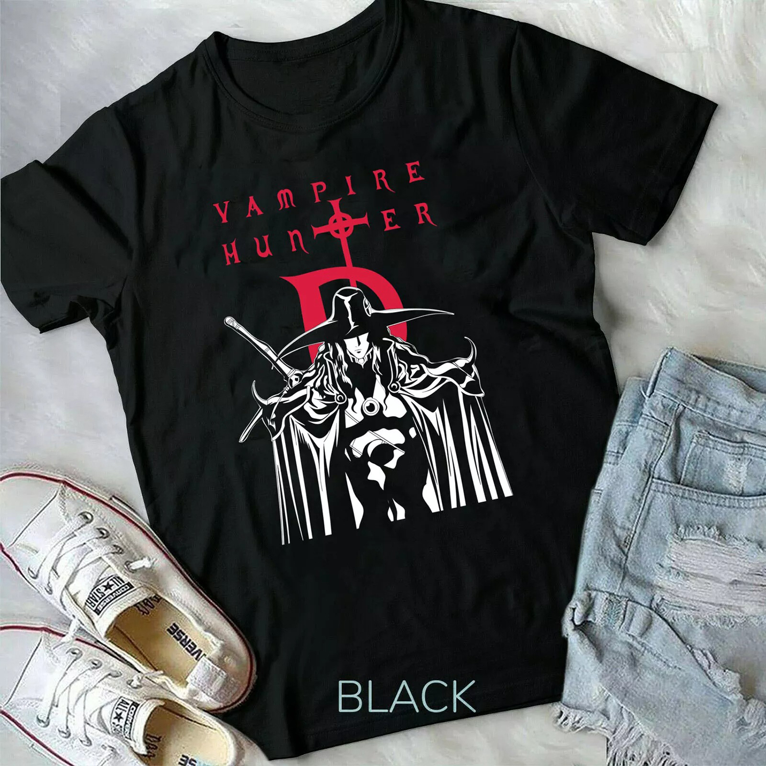 Vampire Hunter D New T-shirt, Hideyuki Kikuchi,Japanese,Best Horror ...