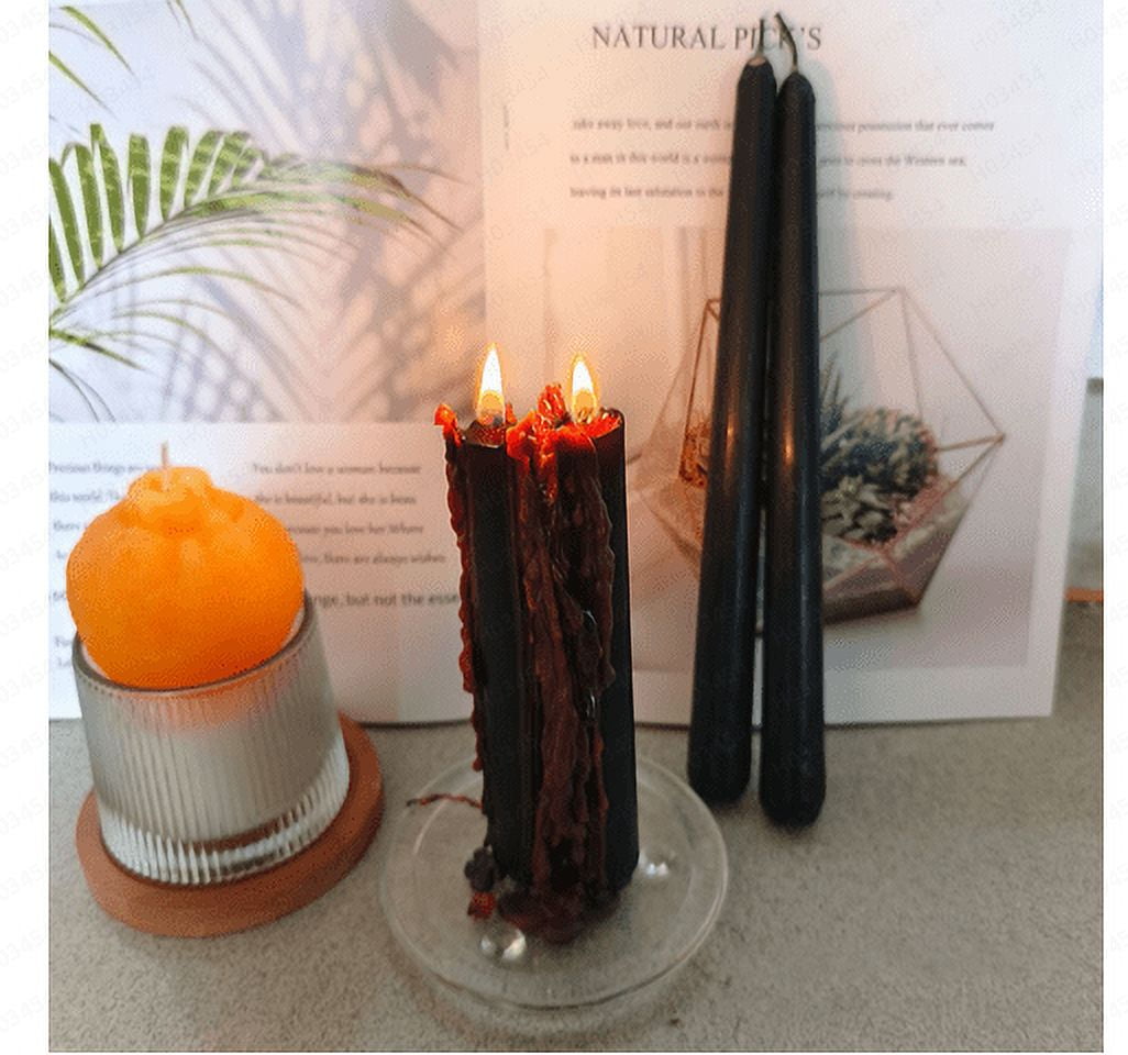 Vampire Tears Black Candles - Set of Bleeding Candles - Gothic Rituals ...
