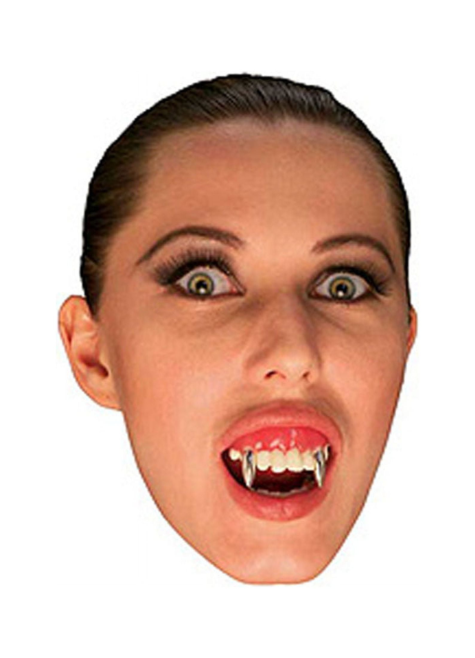 Rubies Vampire Costume Accessories, with Silver Fangs - Walmart.com