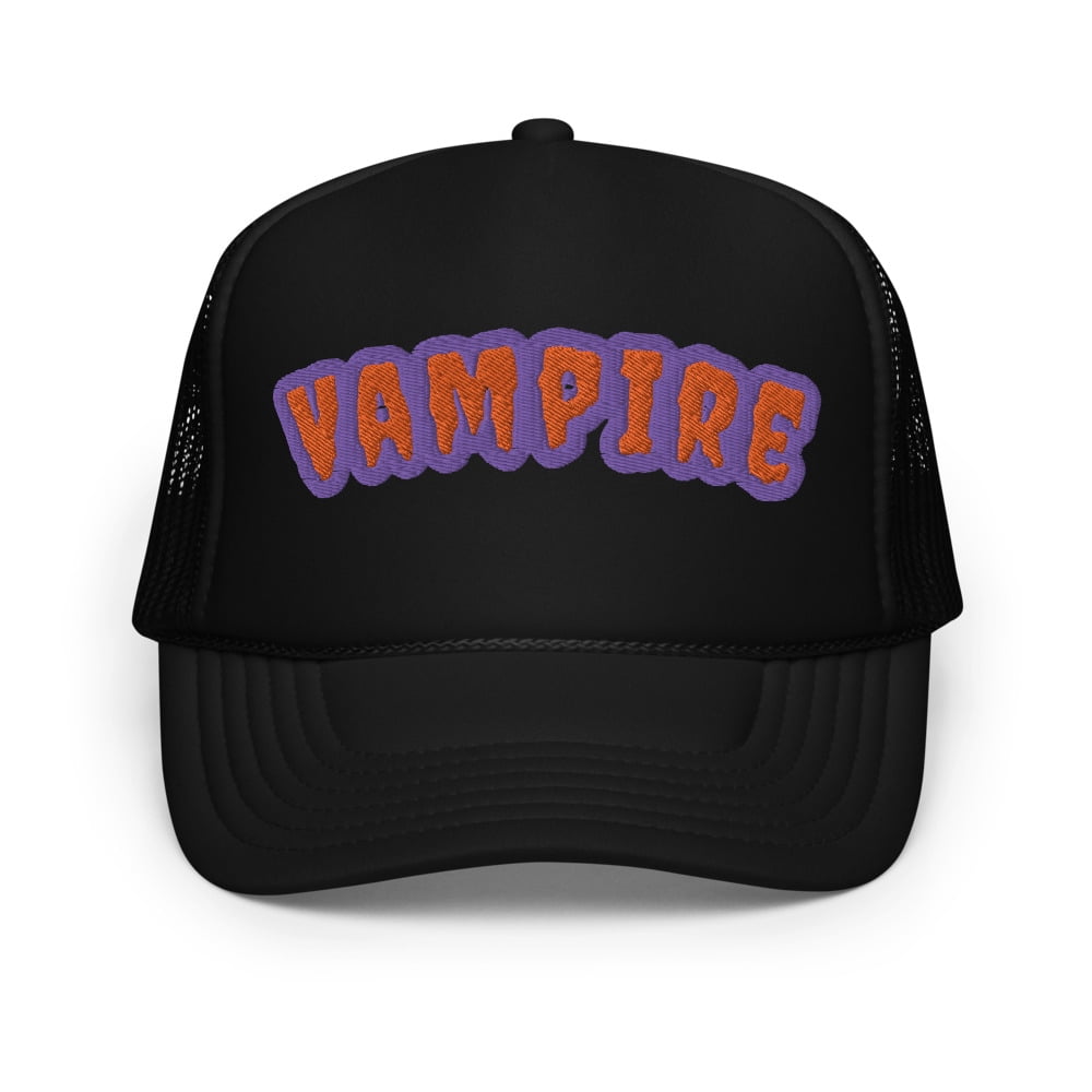 Vampire Trucker Hat (Black) - Walmart.com