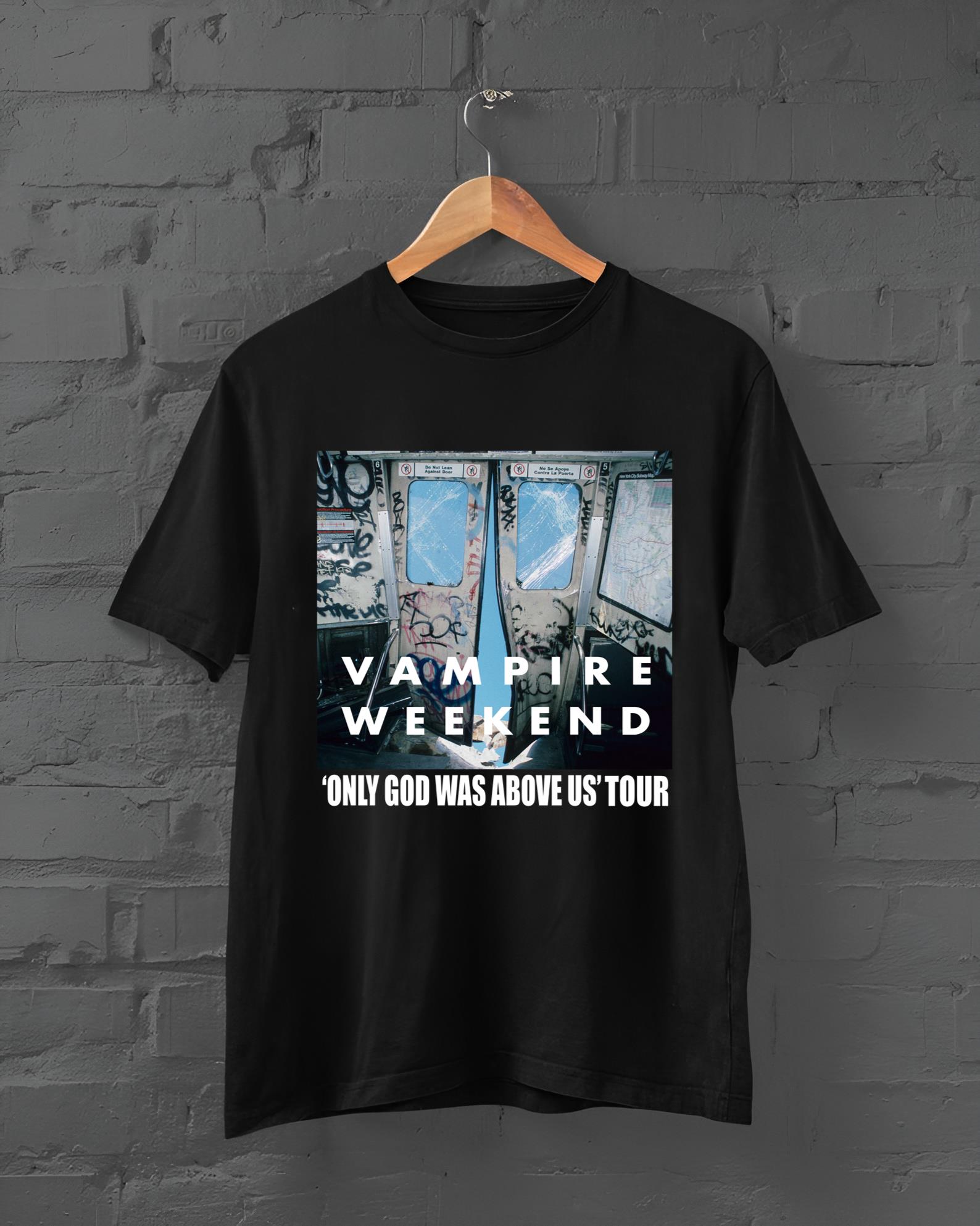 Vampire Weekend 2024 Concert Only God Was Above 2024 Tour Shirt BO236 ...