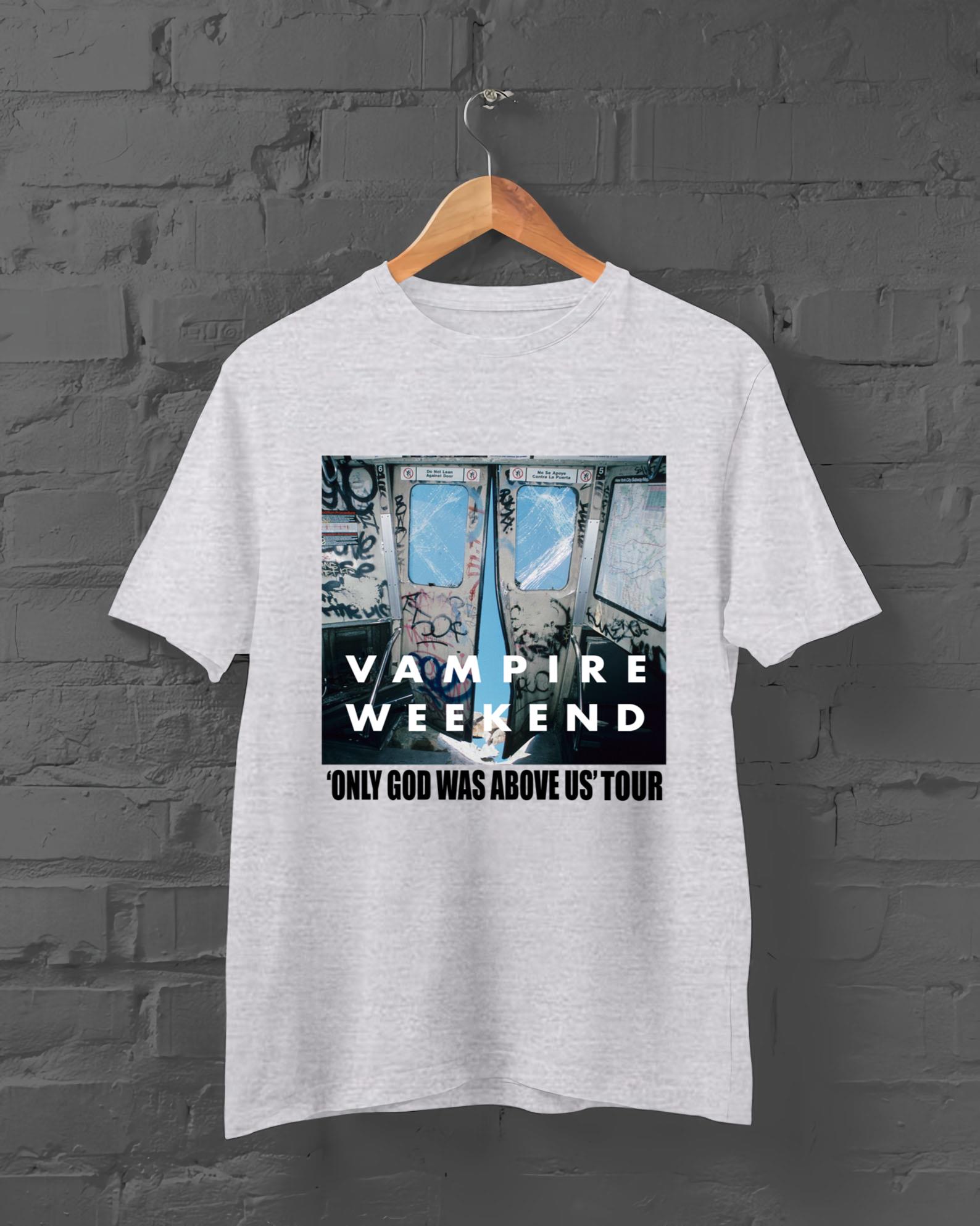 Vampire Weekend 2024 Concert Only God Was Above 2024 Tour Shirt BO236 ...
