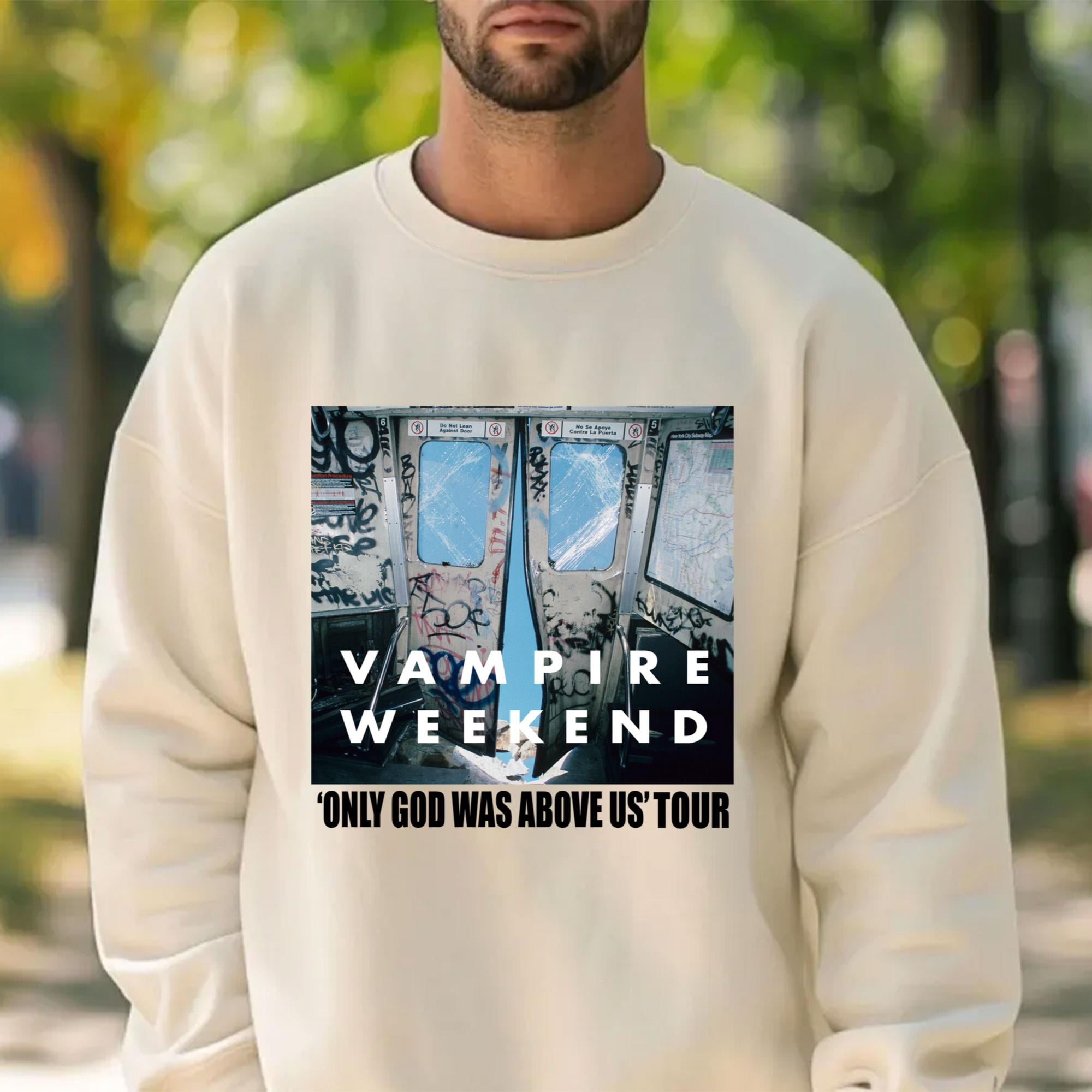 Vampire Weekend 2024 Concert Only God Was Above 2024 Tour Shirt BO236 ...