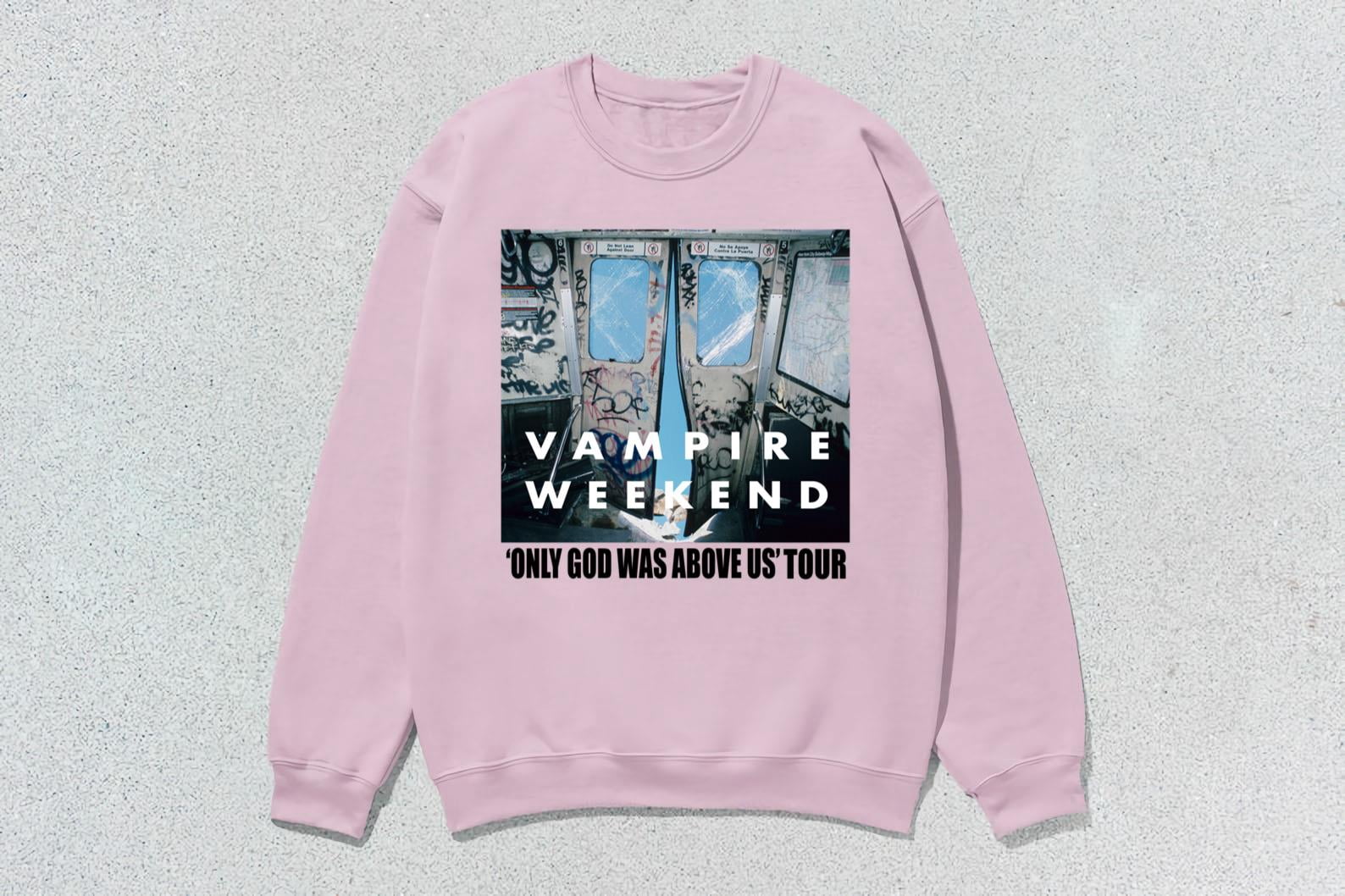 Vampire Weekend 2024 Concert Only God Was Above 2024 Tour Shirt BO236 ...