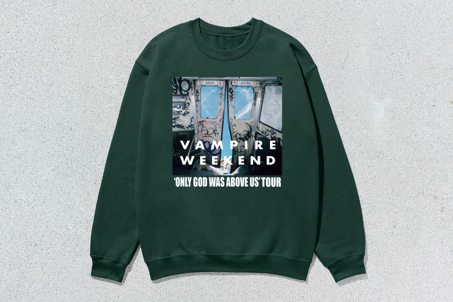Vampire Weekend 2024 Concert Only God Was Above 2024 Tour Shirt BO236 ...