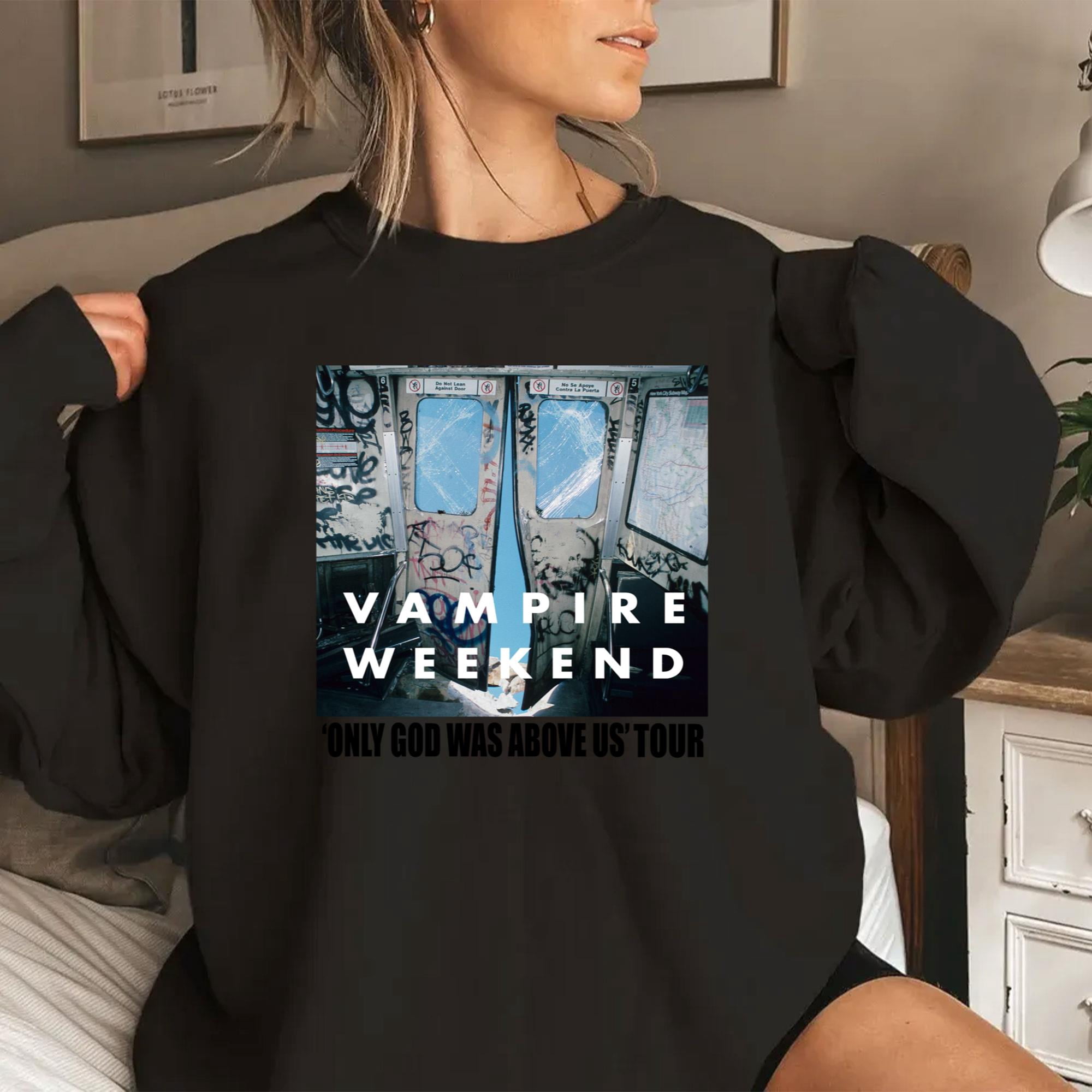 Vampire Weekend 2024 Concert Only God Was Above 2024 Tour Shirt BO236 ...