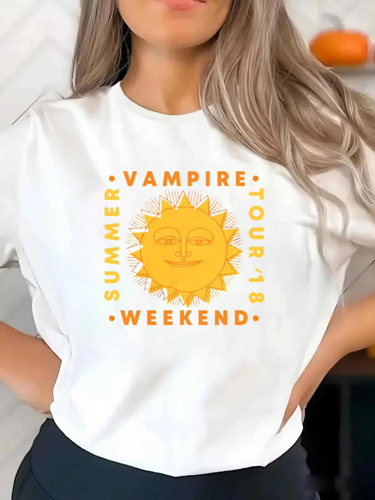 Vampire Weekend Only God Was Above Us Tour 2024 Unisex Tee V60819, for men & women, up to size ...