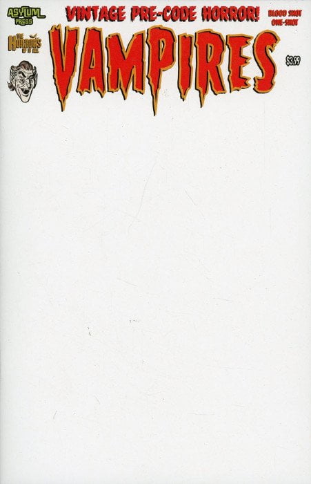 Vampires Blood Shot #1C VF ; Asylum Comic Book - Walmart.com