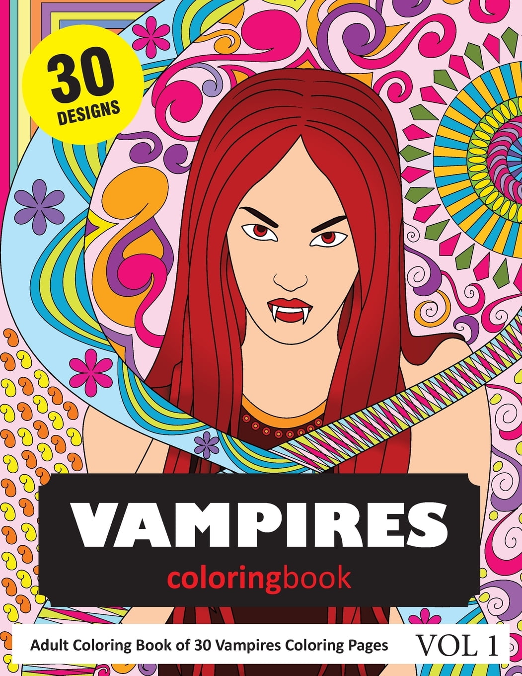 Vampire Coloring Pages For Adults