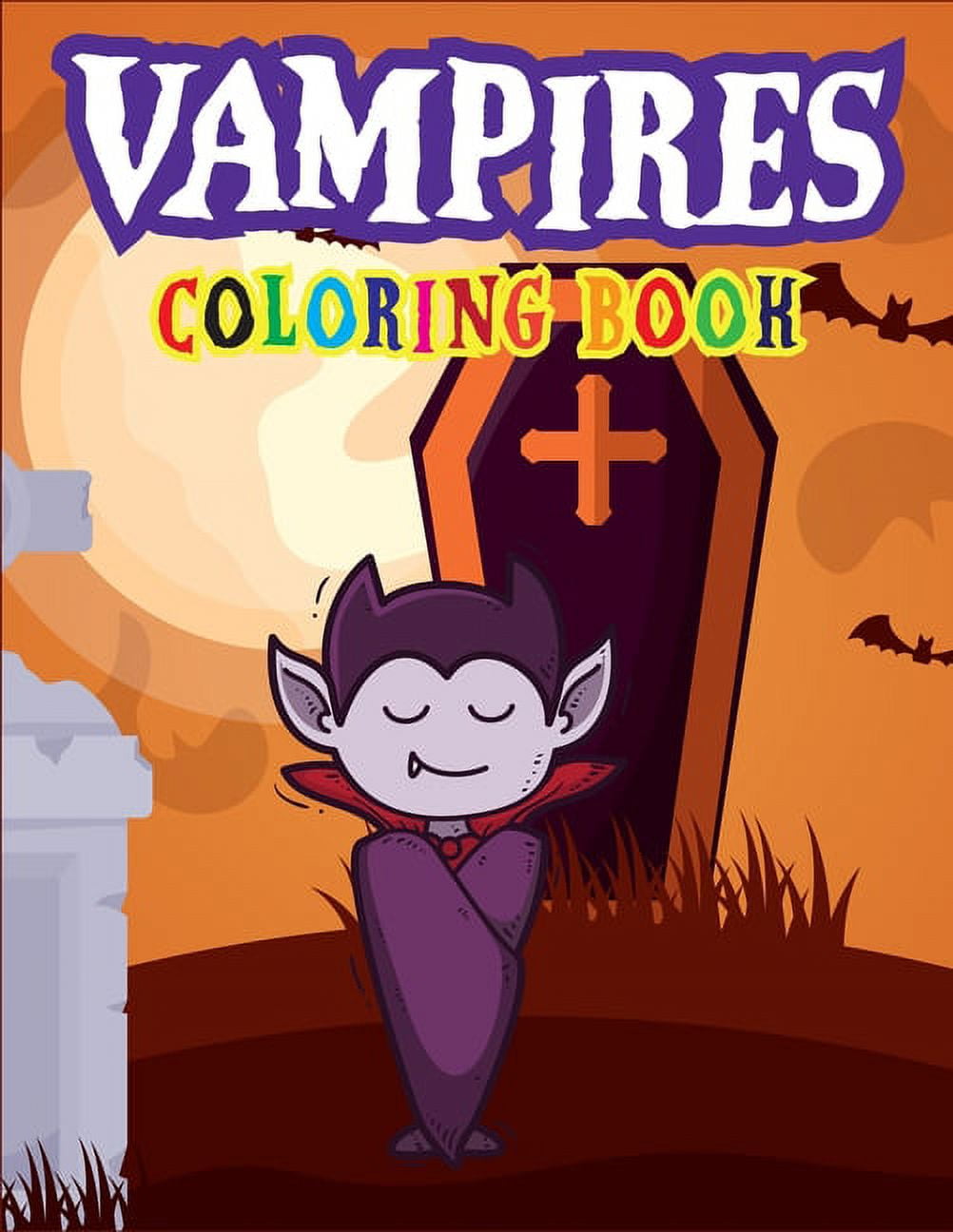 Vampires Coloring Book A Collection Of Coloring Pages With Beautiful