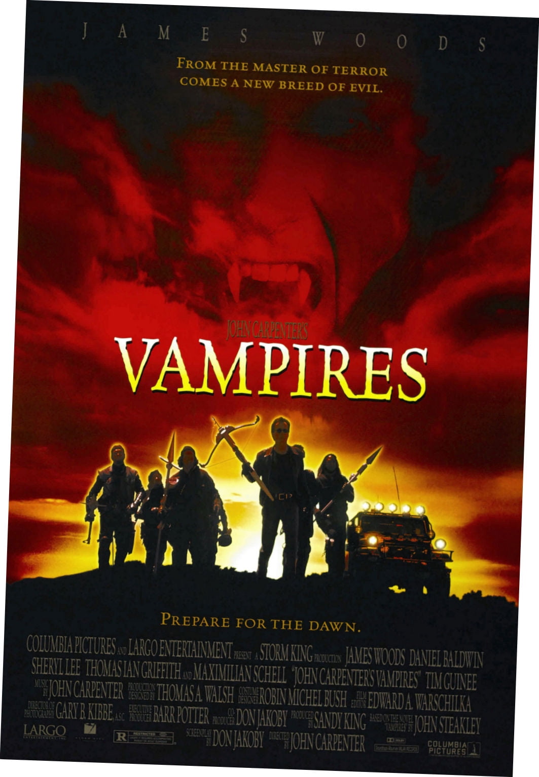 Vampires Movie poster Metal Sign 8inx 12in Print on Metal 8x12 Square ...