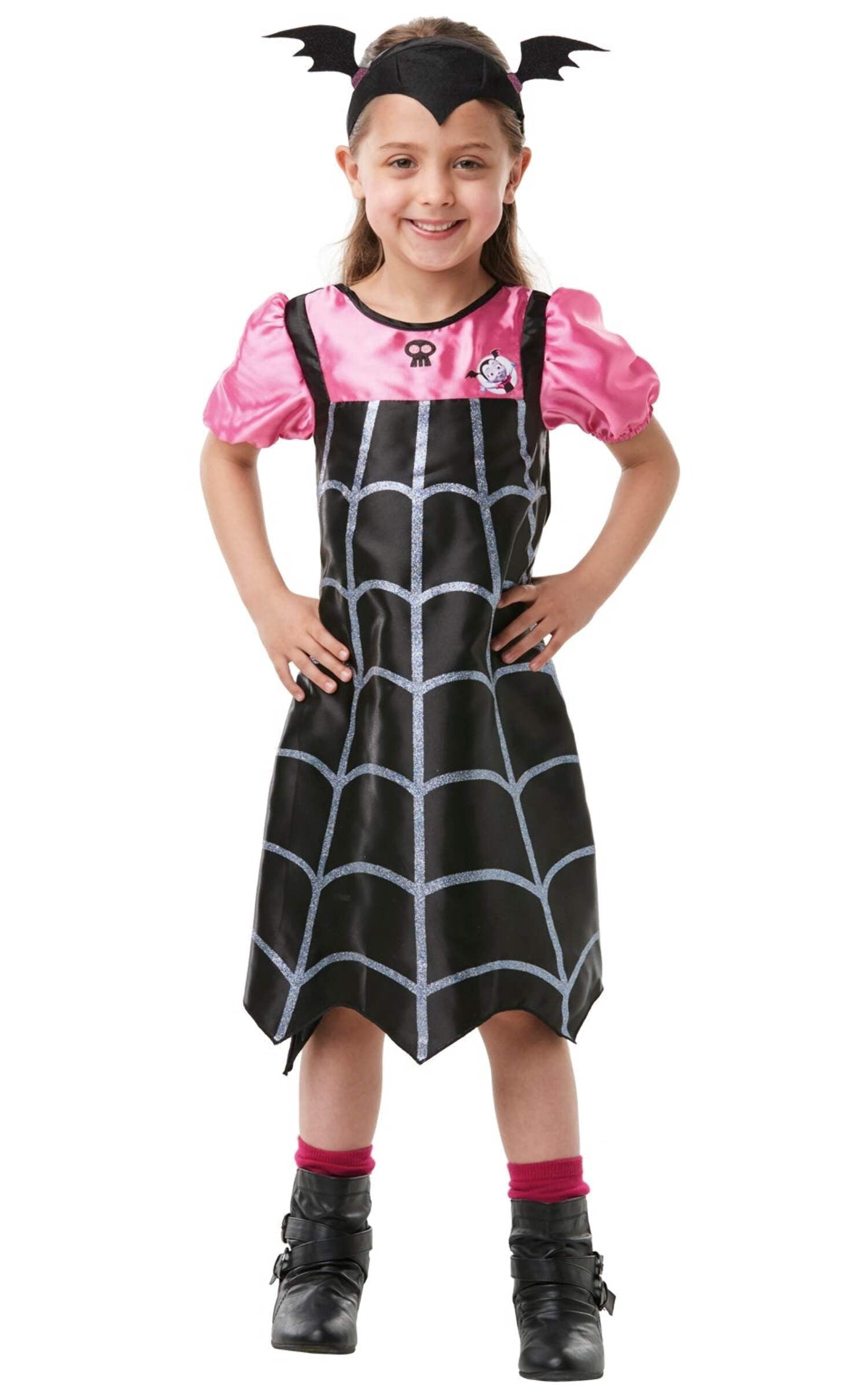 Vampirina Costume Disney Toddler Female Kids Black Fancy Dress Party ...