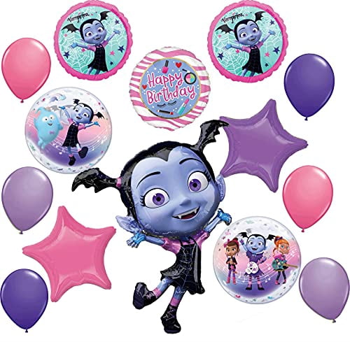 Vampirina Party Supplies Vee's Birthday Balloon Bouquet Decorations ...