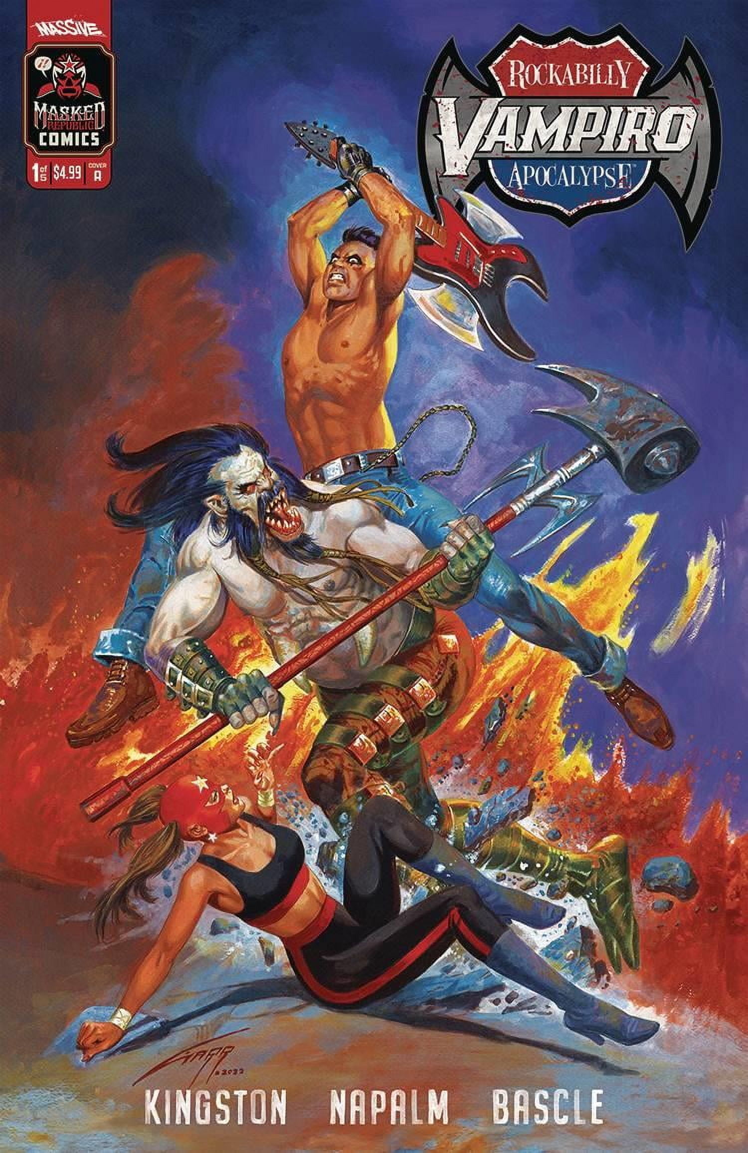 Vampiro Rockabilly Apocalypse #1 (of 5) Cvr A Gallur (mr) Massive Comic Book - Walmart.com