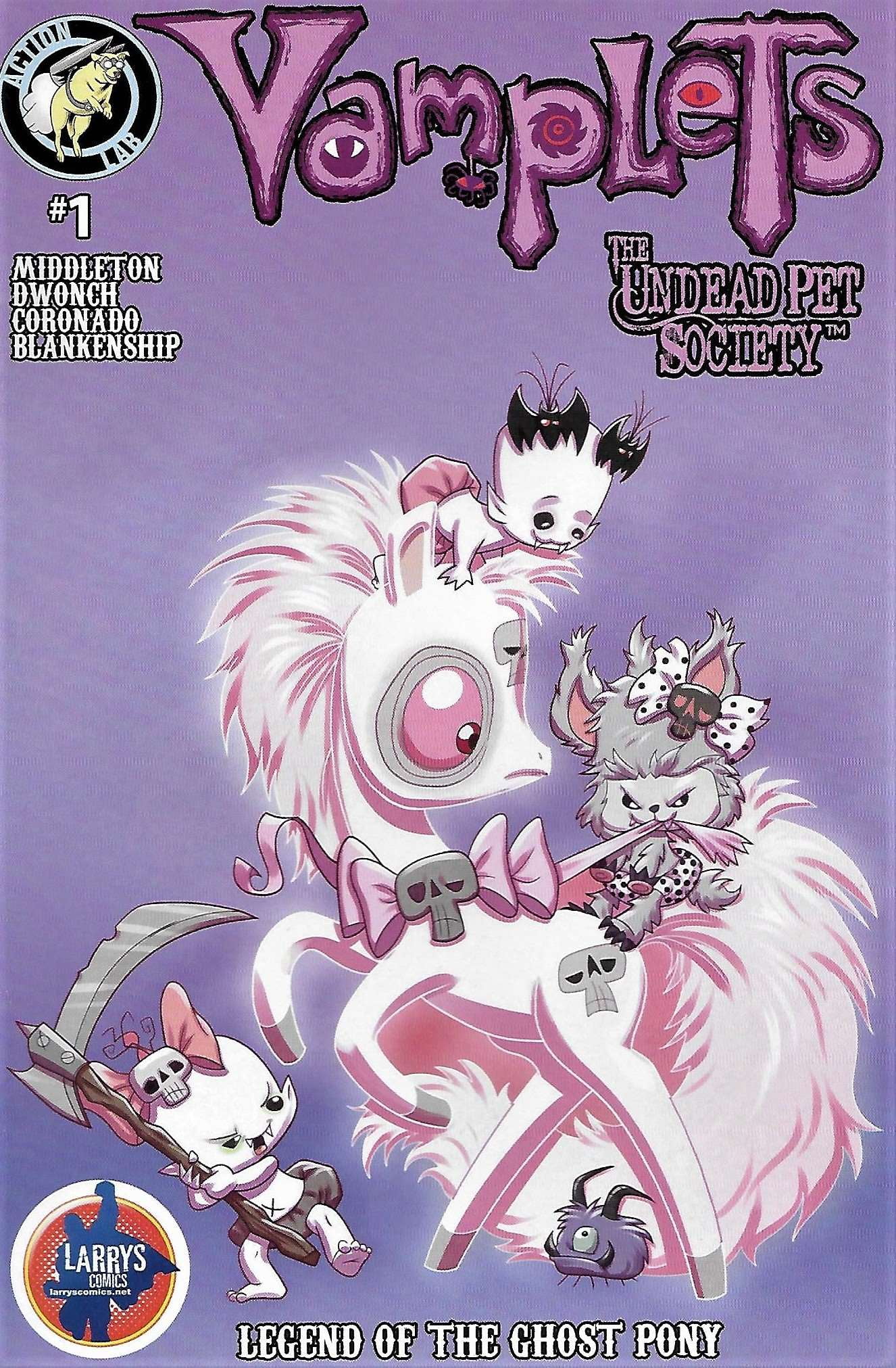 Vamplets: The Undead Pet Society #1B VF ; Action Lab Comic Book ...