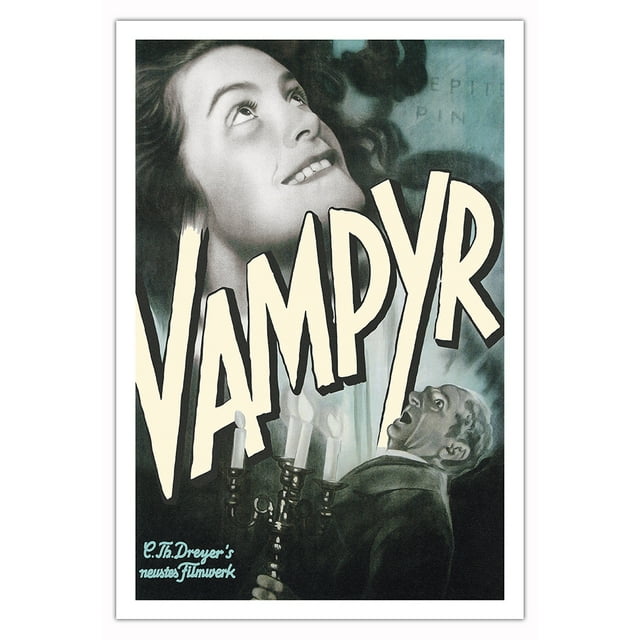 Vampyr - Directed by Carl Theodor Dreyer - Vintage German Movie Poster ...