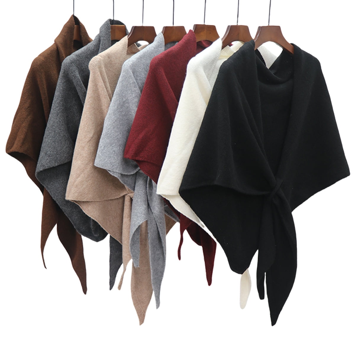 Vamuko Shawls Scarf for Women Triangular Knitted Fall Elegant Pashmina ...