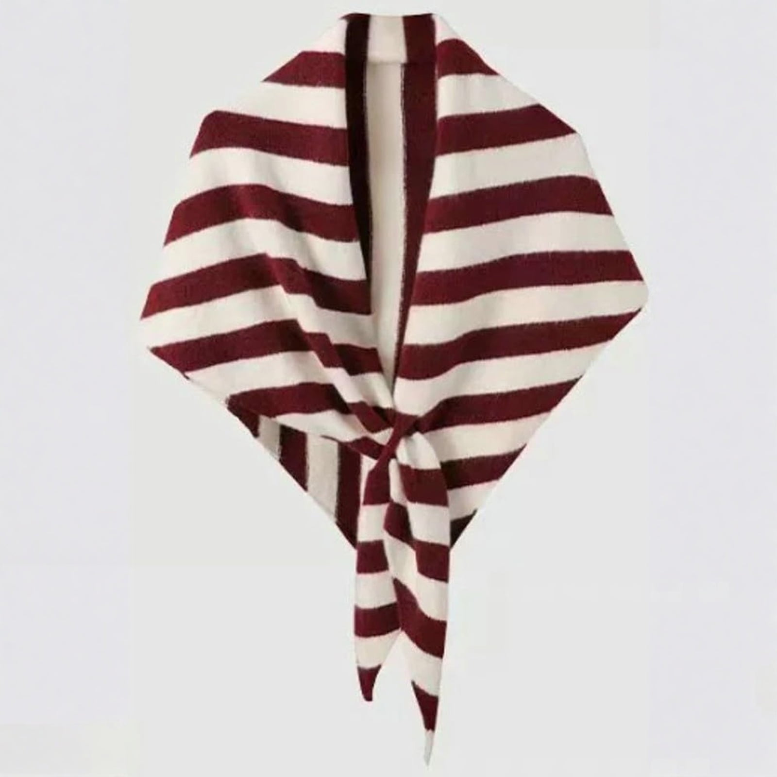 Vamuko Women's Pashmina Wraps Triangle Solid Color Cute Triangle Shawl ...