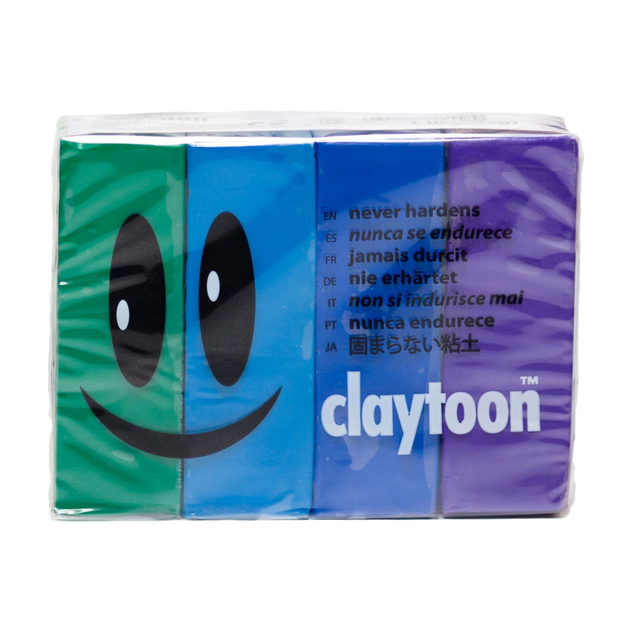 Van Aken Claytoon Clay Set, Cool Colors - Walmart.com