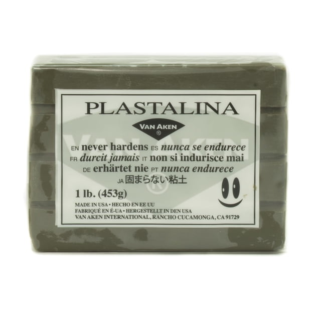 Van Aken Modeling Clay, 1 lb., Sculptor Gray - Walmart Business Supplies