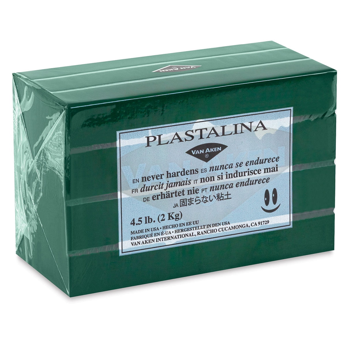 Van Aken Plastalina Modeling Clay - 4.5 lb, Dark Green - Walmart.com