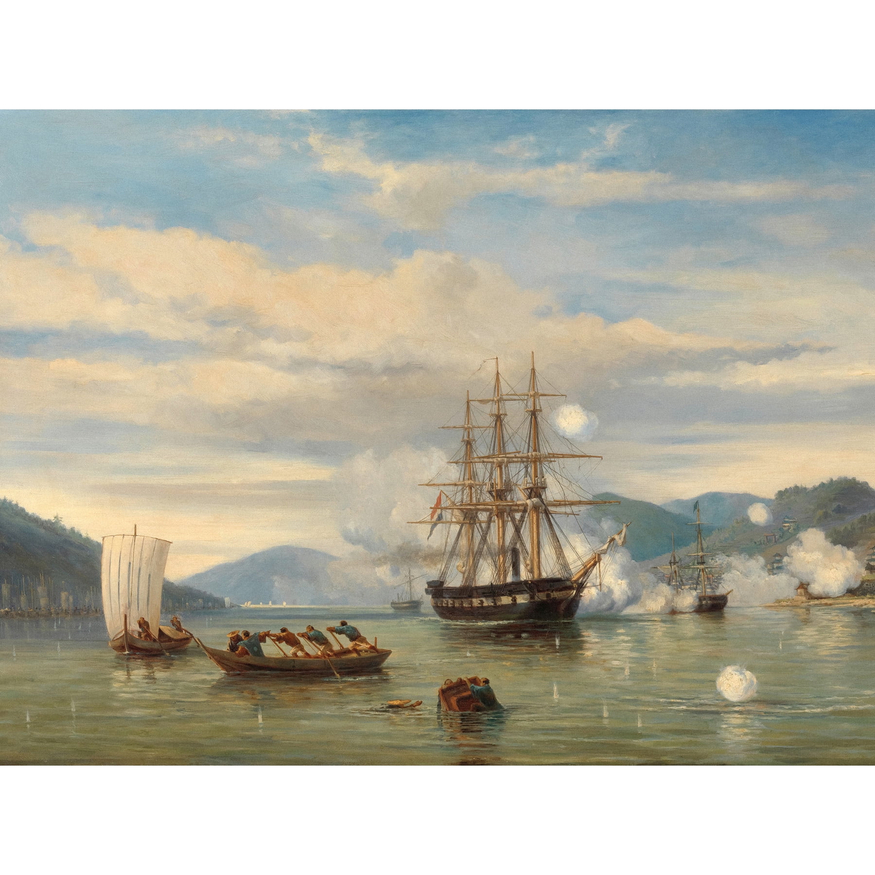 Van Beest Hms Battleship Medusa Shimonoseki Straits Extra Large XL Wall ...