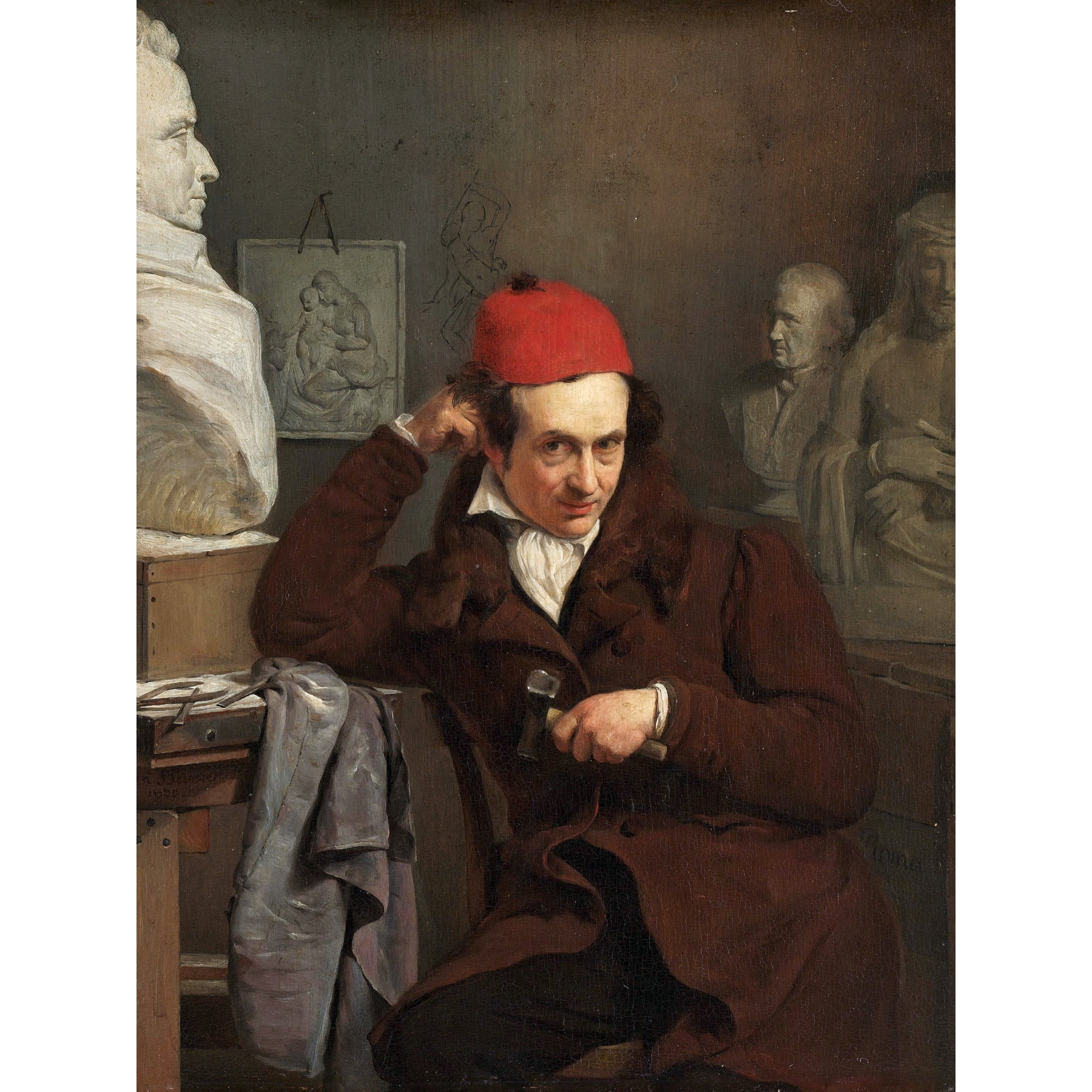 Van Beveren Portrait Of Louis Royer Painting Extra Large XL Wall Art ...