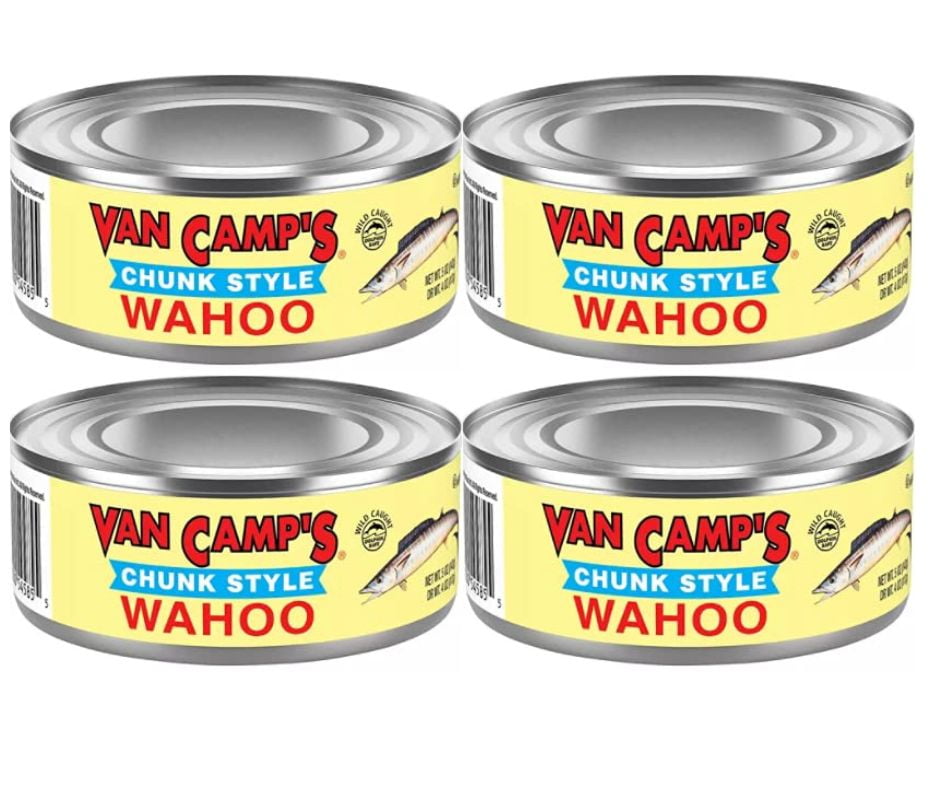 Van Camp's Chunk Style Wahoo Tuna (Pack of 4 Cans) 5 Oz - Walmart.com